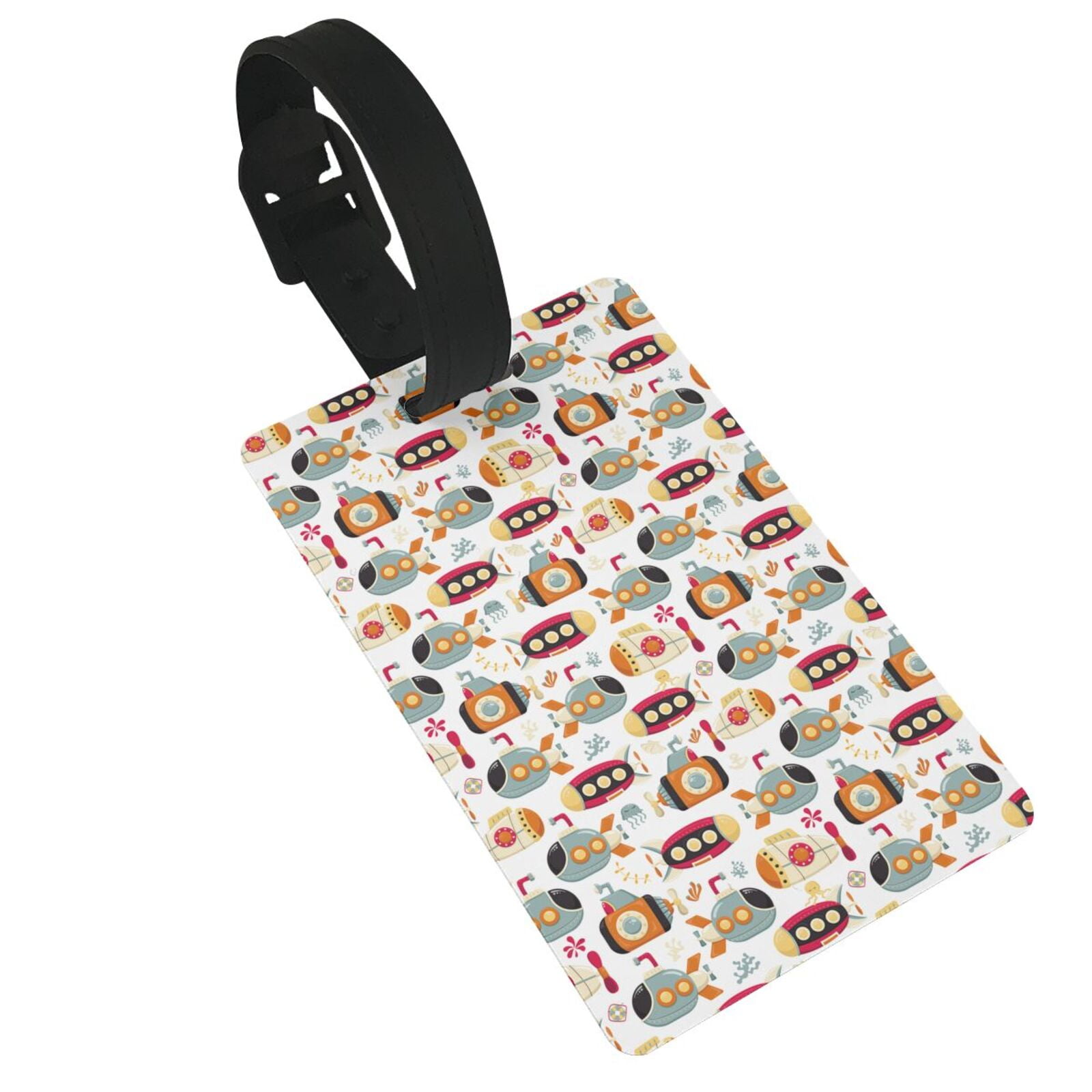 Susaid Submarines Print Funny Luggage Tags Colorful Unique Travel ... Susaid Submarines Print Funny Luggage Tags Colorful Unique Travel ...