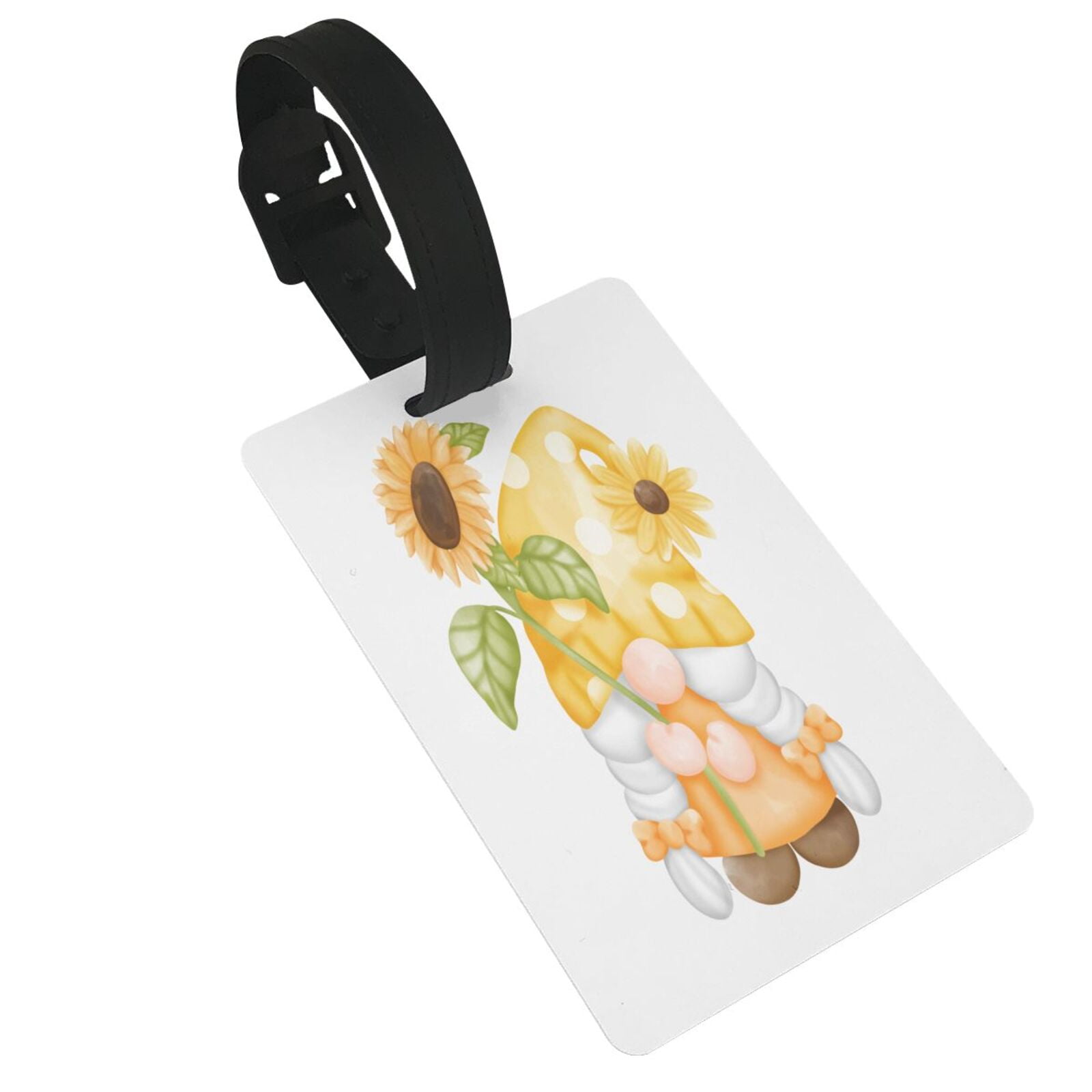 Susaid Sunflower Gnomes 3 Print Funny Luggage Tags Colorful Unique ... Susaid Sunflower Gnomes 3 Print Funny Luggage Tags Colorful Unique ...