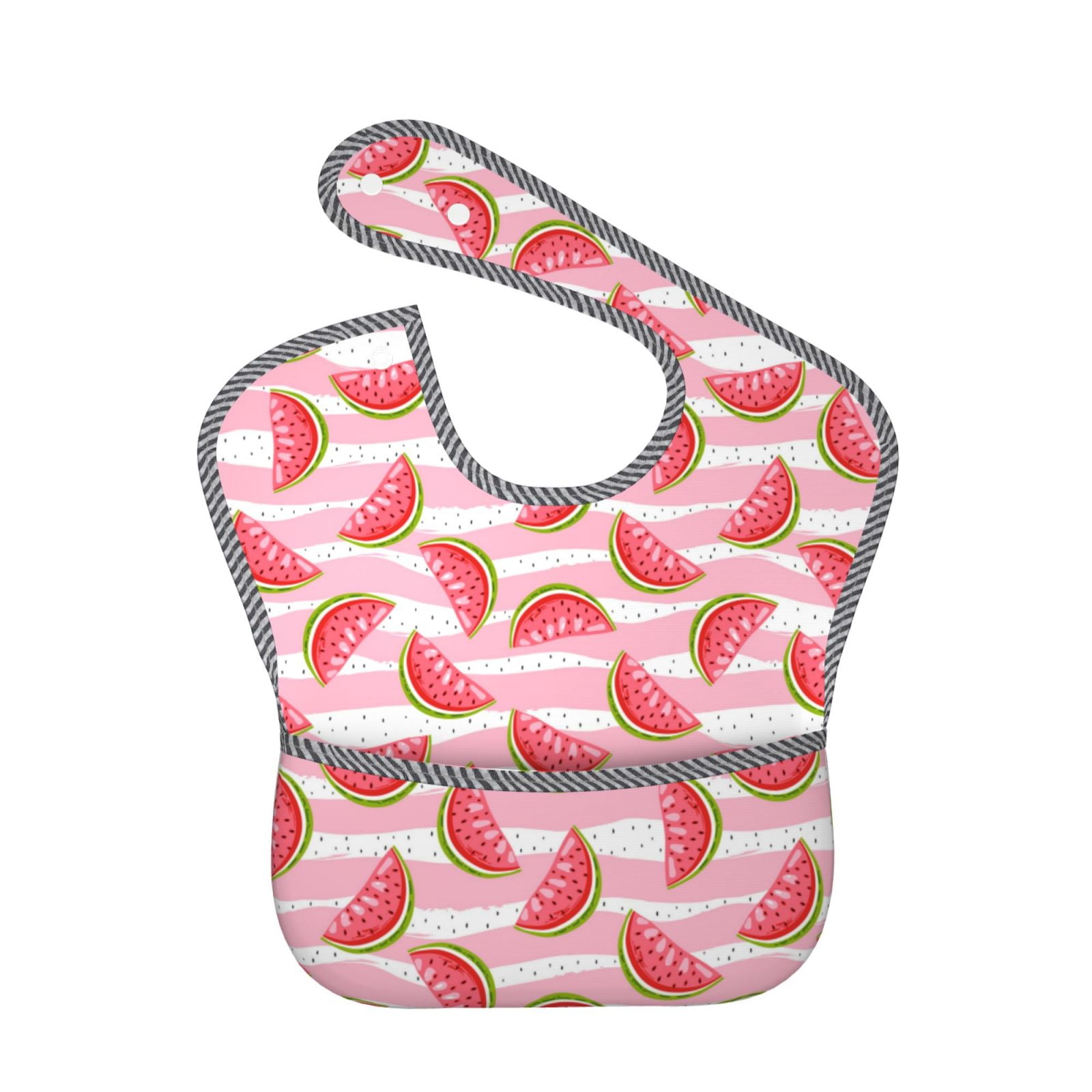 Susaid Sweet Watermelon Print Bibs for Babies Toddlers Adjustable ...