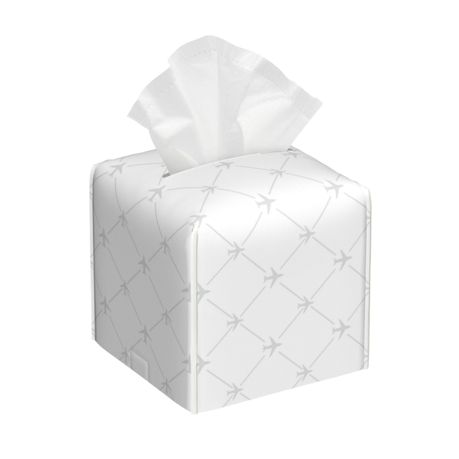 Susaid Travel Around The World Airplane Print PU Leather Tissue Box ...