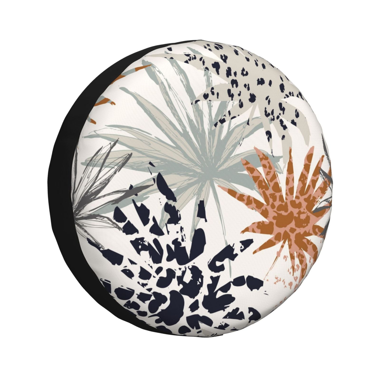 Susaid Tropical Leaves Print Water Proof Spare Tire Cover Wheel Tire ...