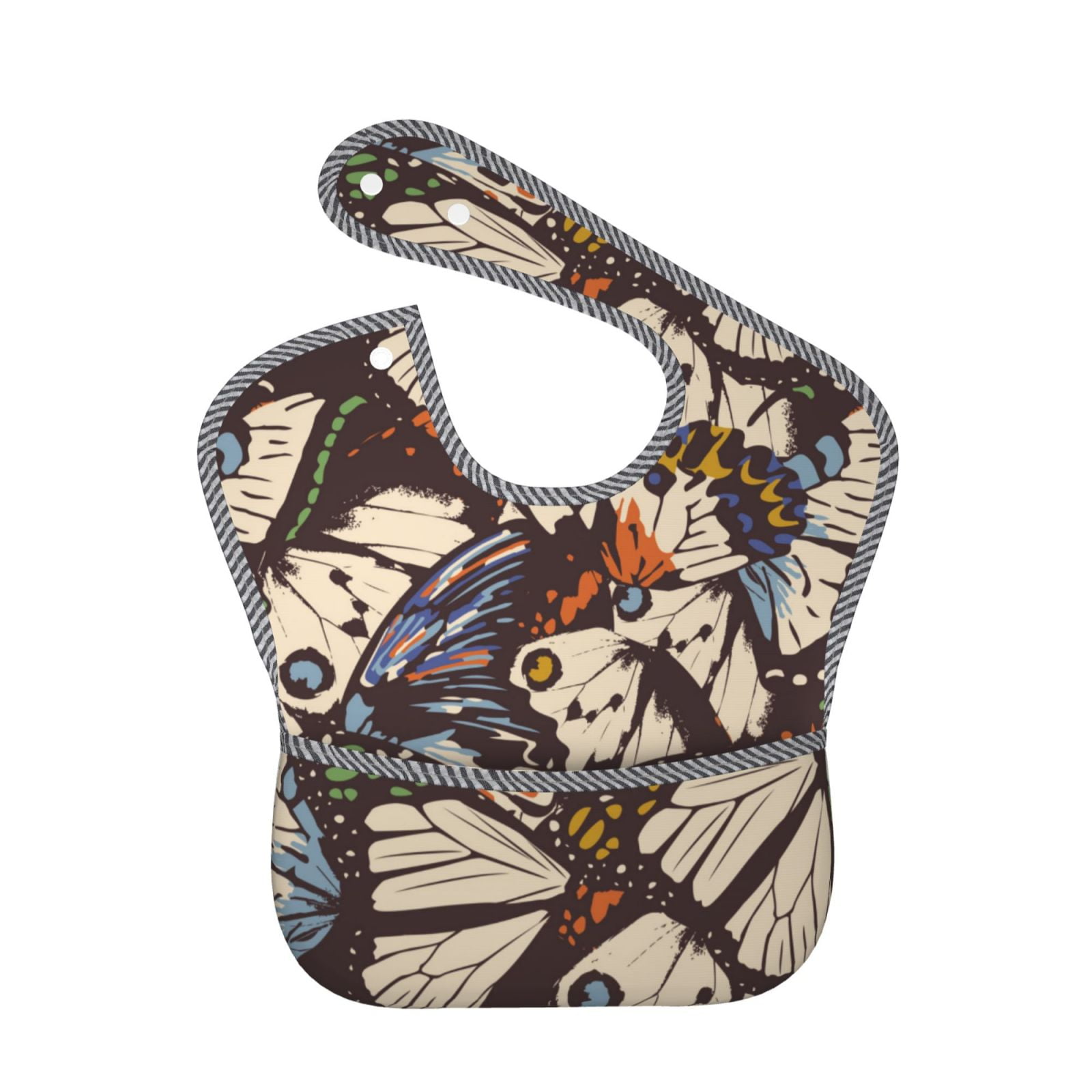 Susaid Vector Butterflies Print Bibs for Babies Toddlers Adjustable ...