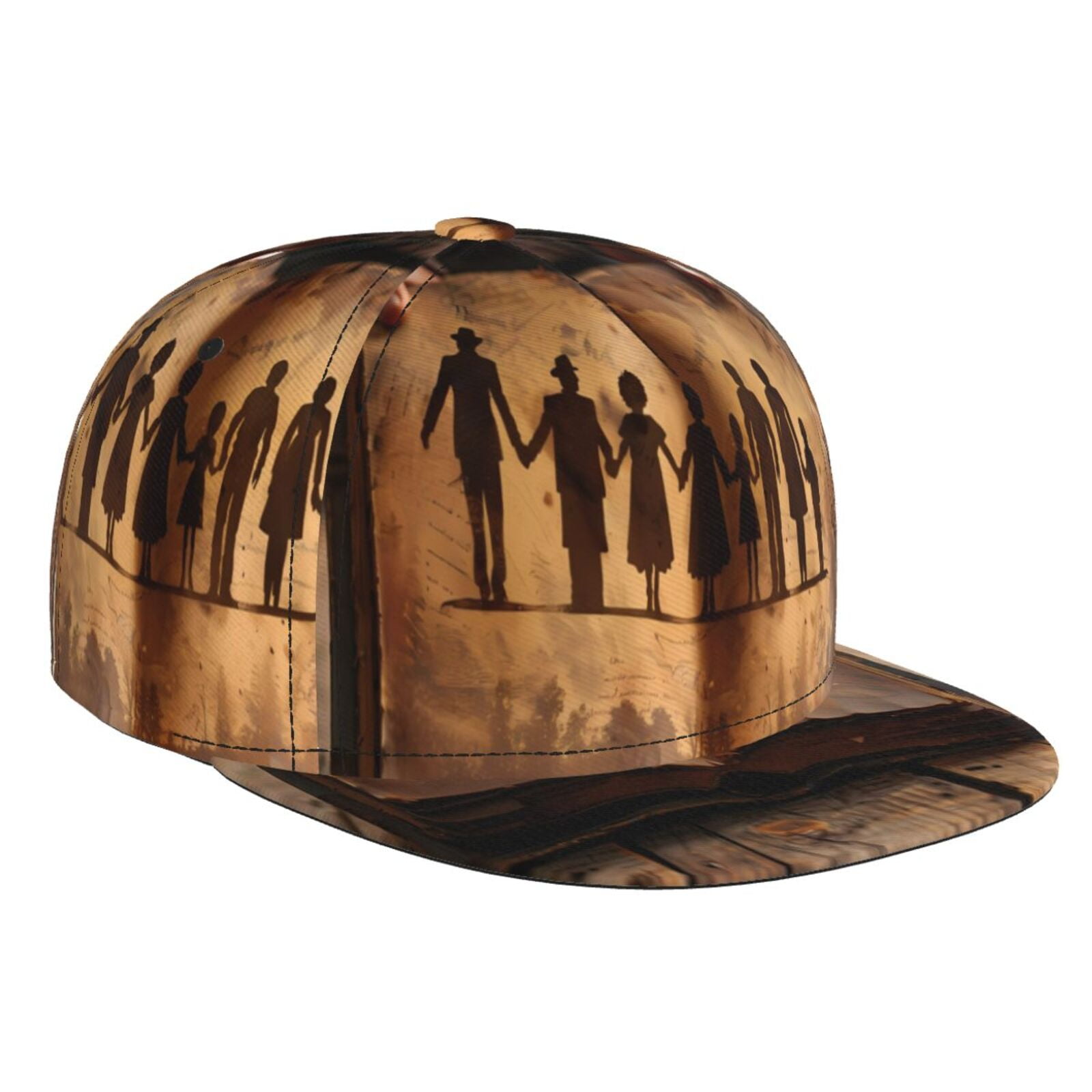 Susaid Vintage Family History Book Print Baseball Cap Hip Hop Style ...