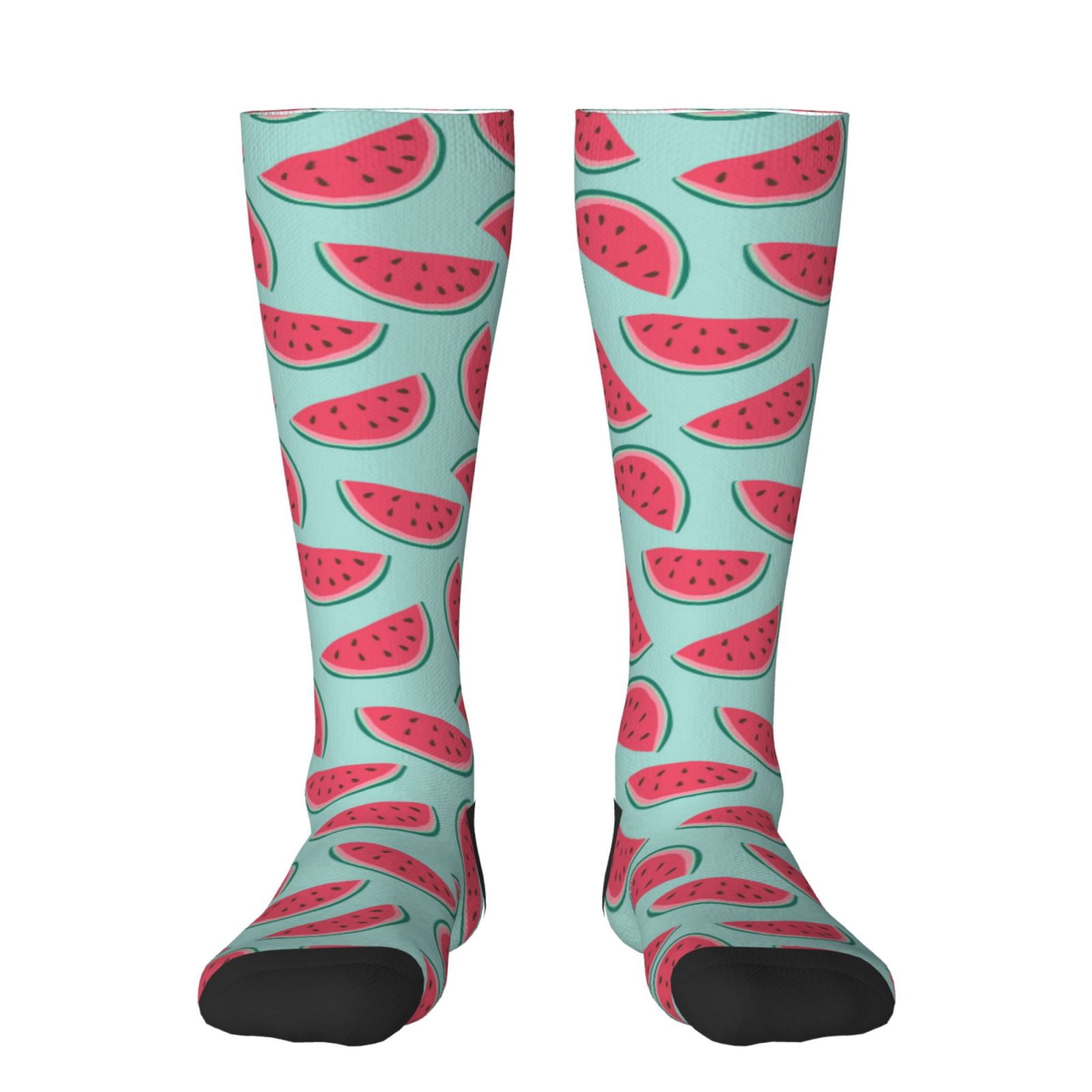 Susaid Watermelon Print Thermal Winter Socks for Men and Women, Warm ...