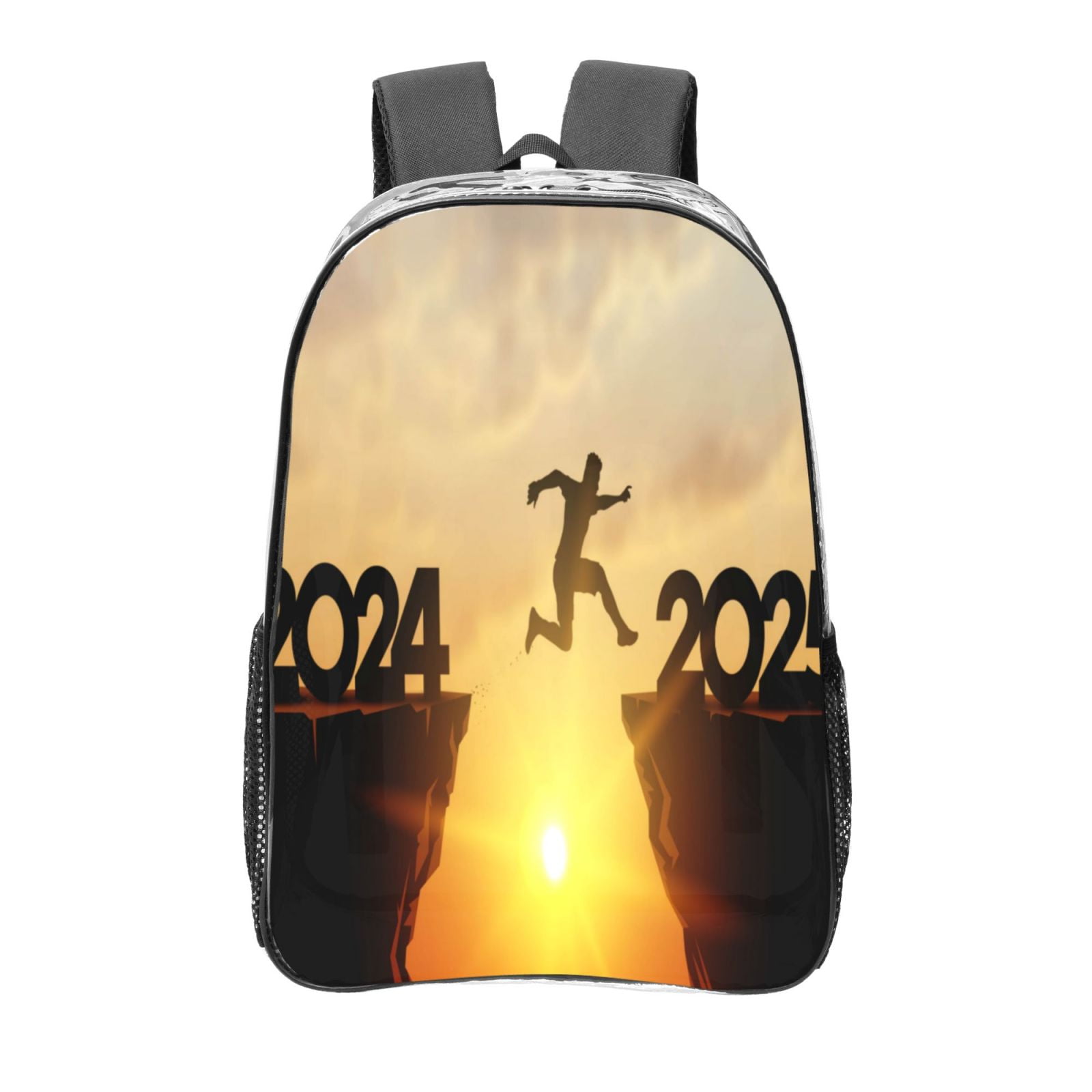 Susaid Welcome Merry Christmas In 2025 Print Clear Backpack See Through ...