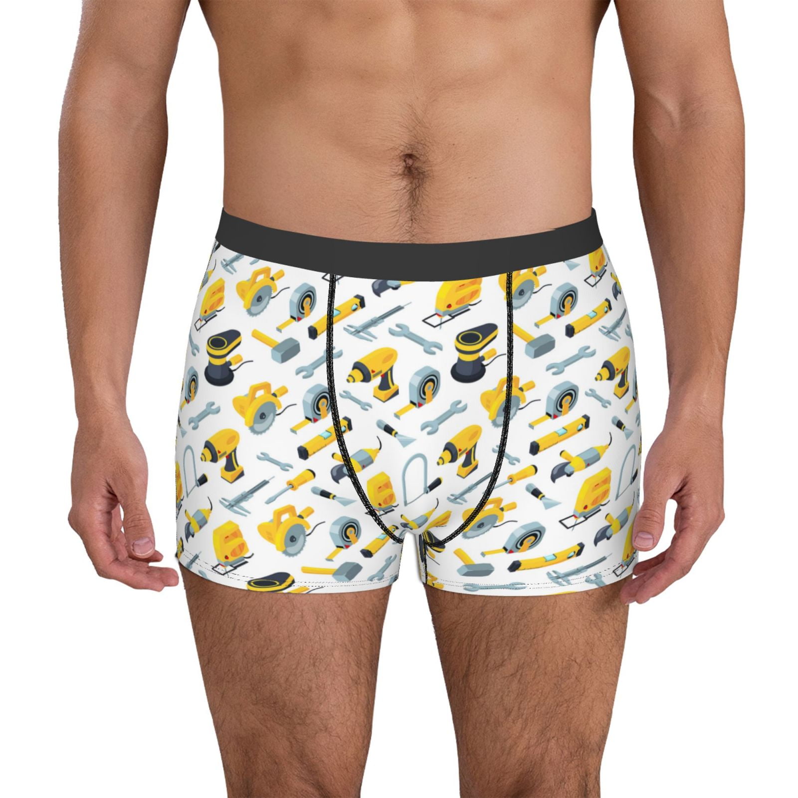 Susaid construction tools Print Men's Mesh Boxer Briefs Cooling ...