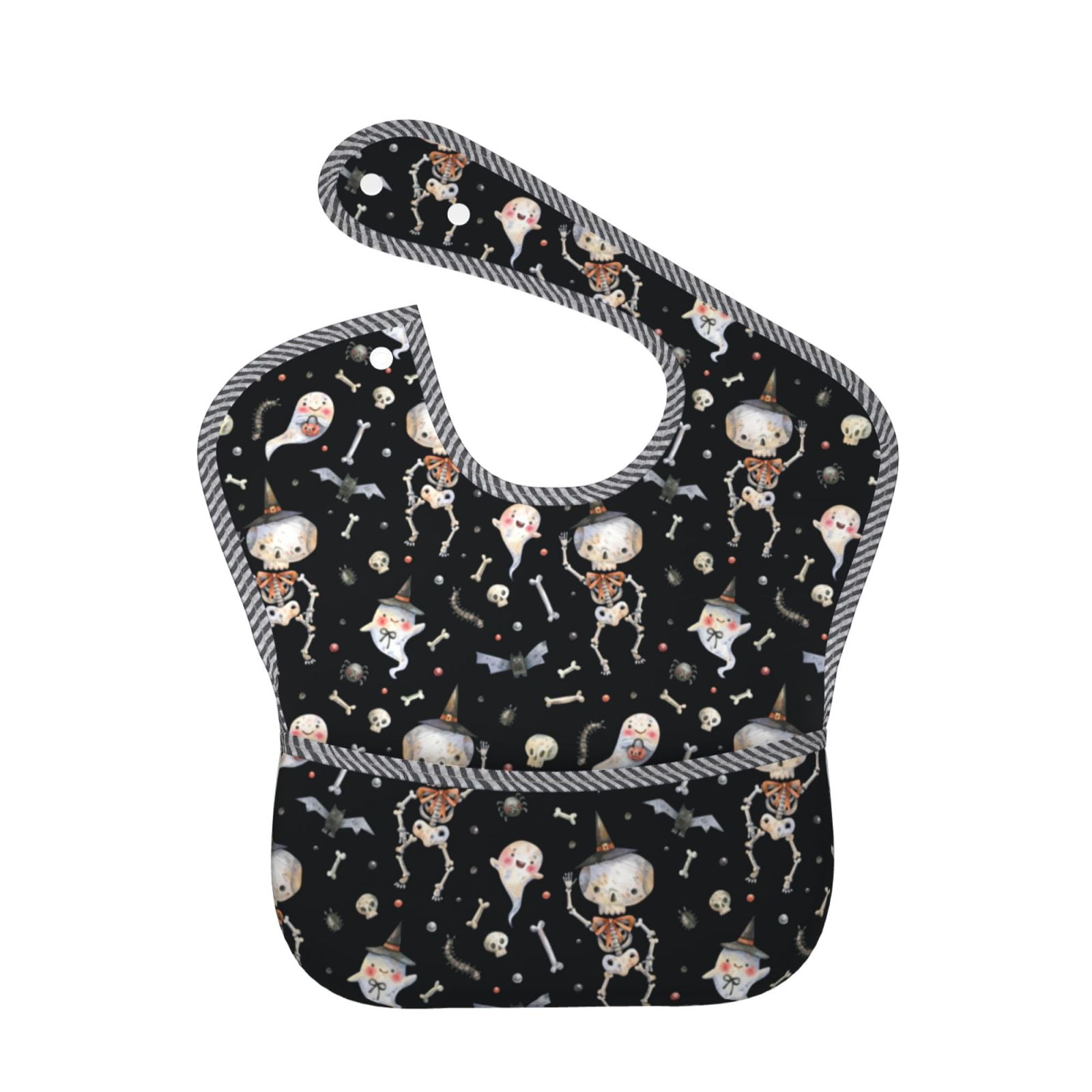 Susaid cute Skull bone Print Bibs for Babies Toddlers Adjustable ...