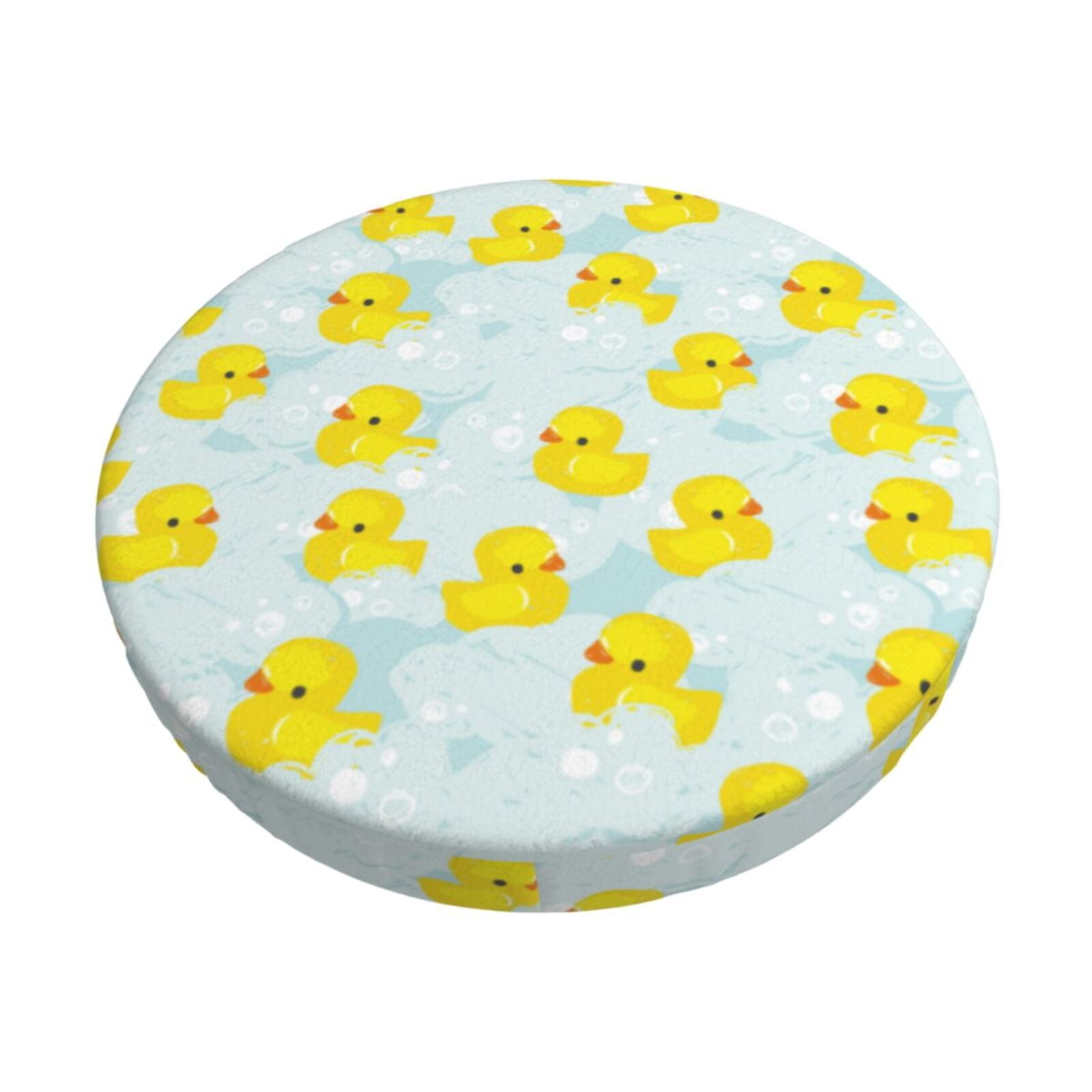 Susaid cute rubber duck Print Elastic Bar Stool Cover Personalized ...