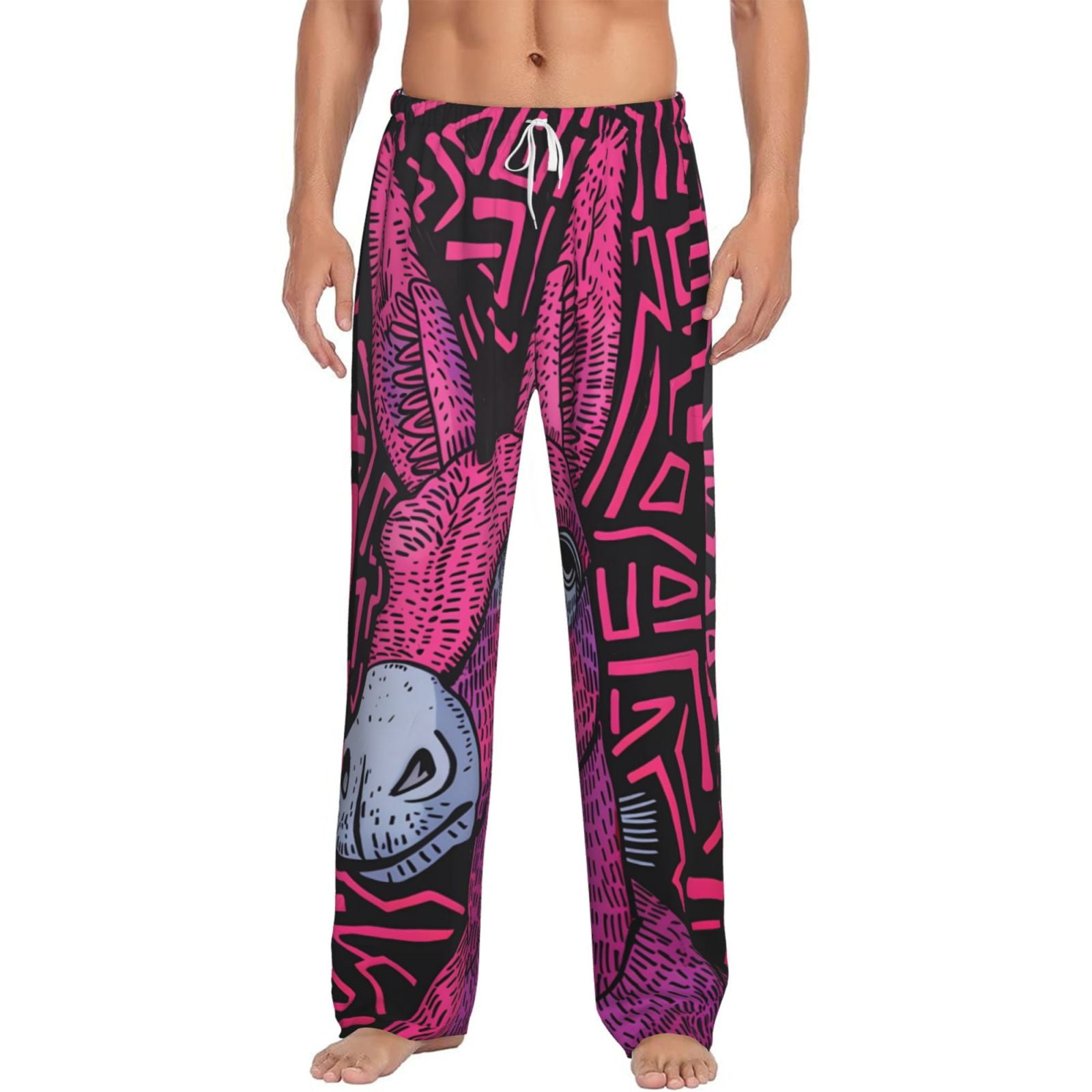 Susaid ink Donkey Pop Art Print Mens Pajama Pants Set Sleep & Lounge ...