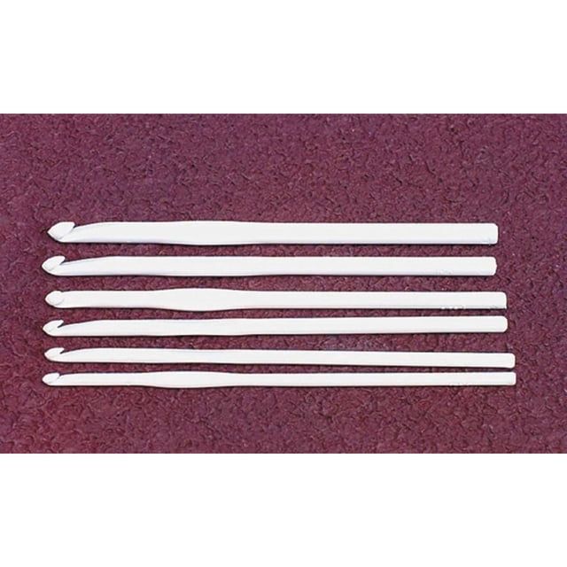 Susan Bates Luxite Plastic Crochet Hook Set, Assorted Size, Set of 6 ...