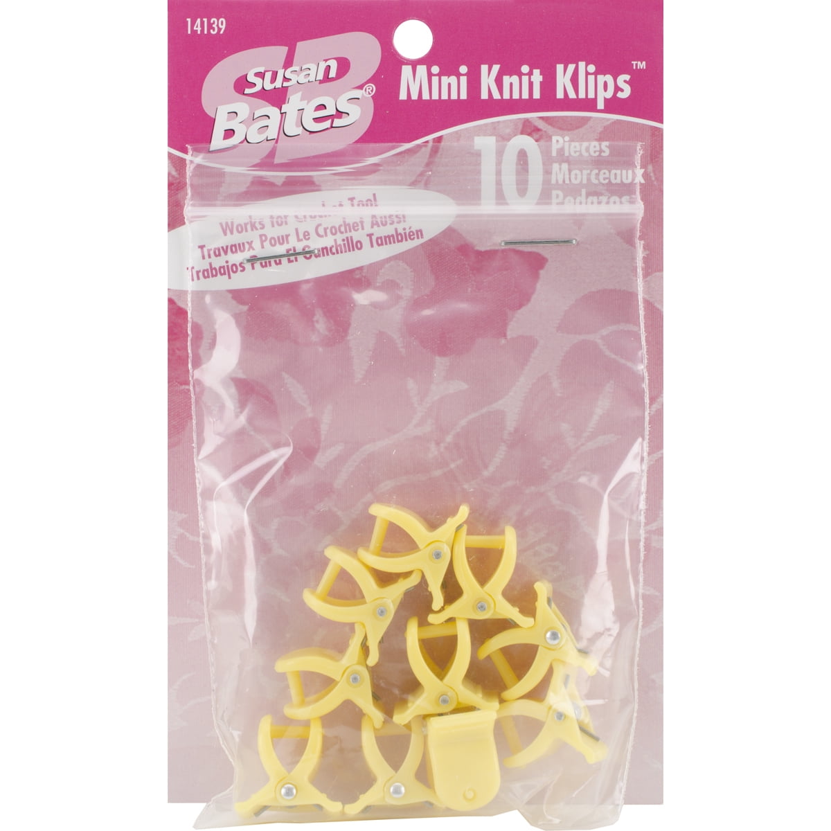 Susan Bates Mini Knit Clips-10/Pkg - Walmart.com