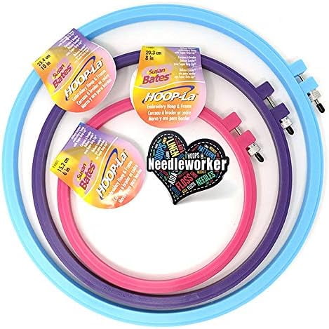 Susan Bates Plastic Embroidery Hoops: 3-pc. Set, Assorted Sizes Include ...