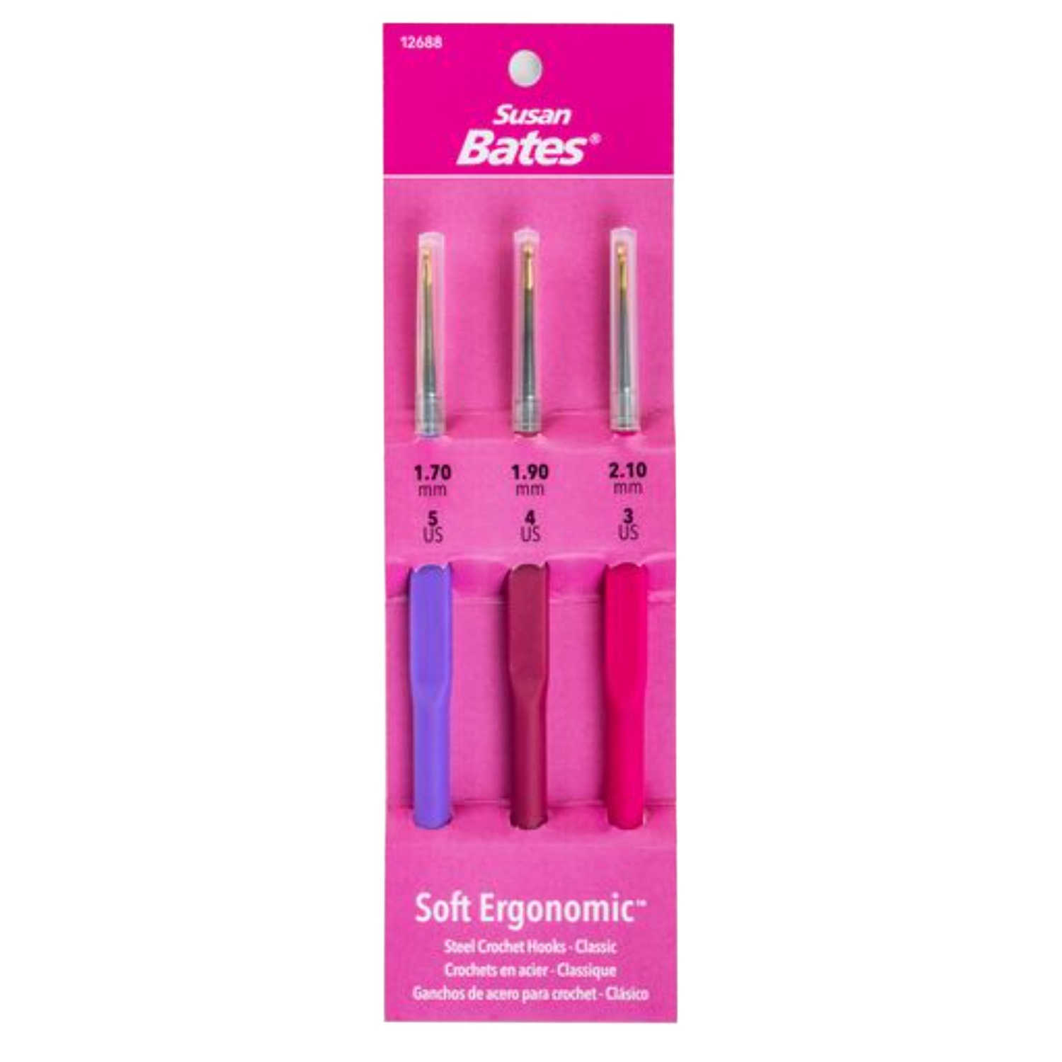 Susan Bates Crochet Hook Cushion Grips 3.75"-2/Pkg - Walmart.com