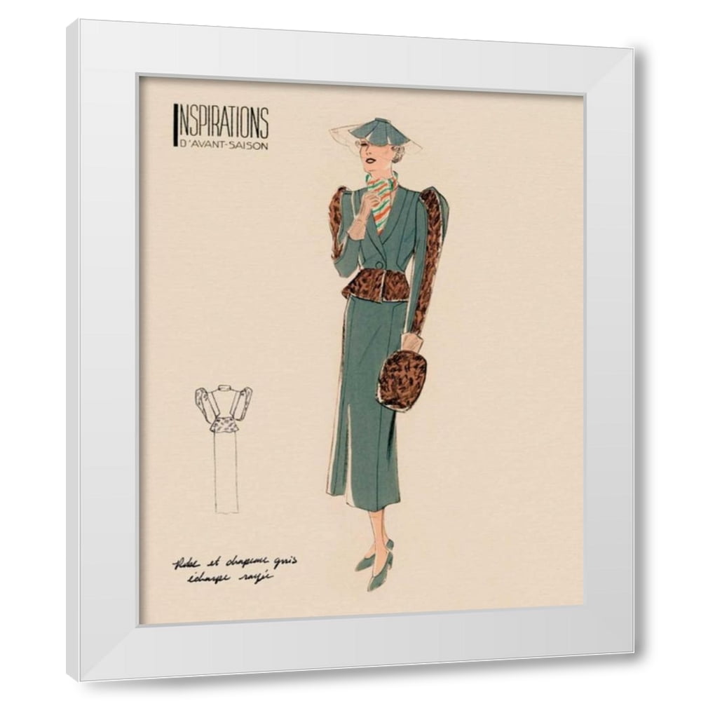 Susan Berman 12x14 White Modern Wood Framed Wall Art Titled ...