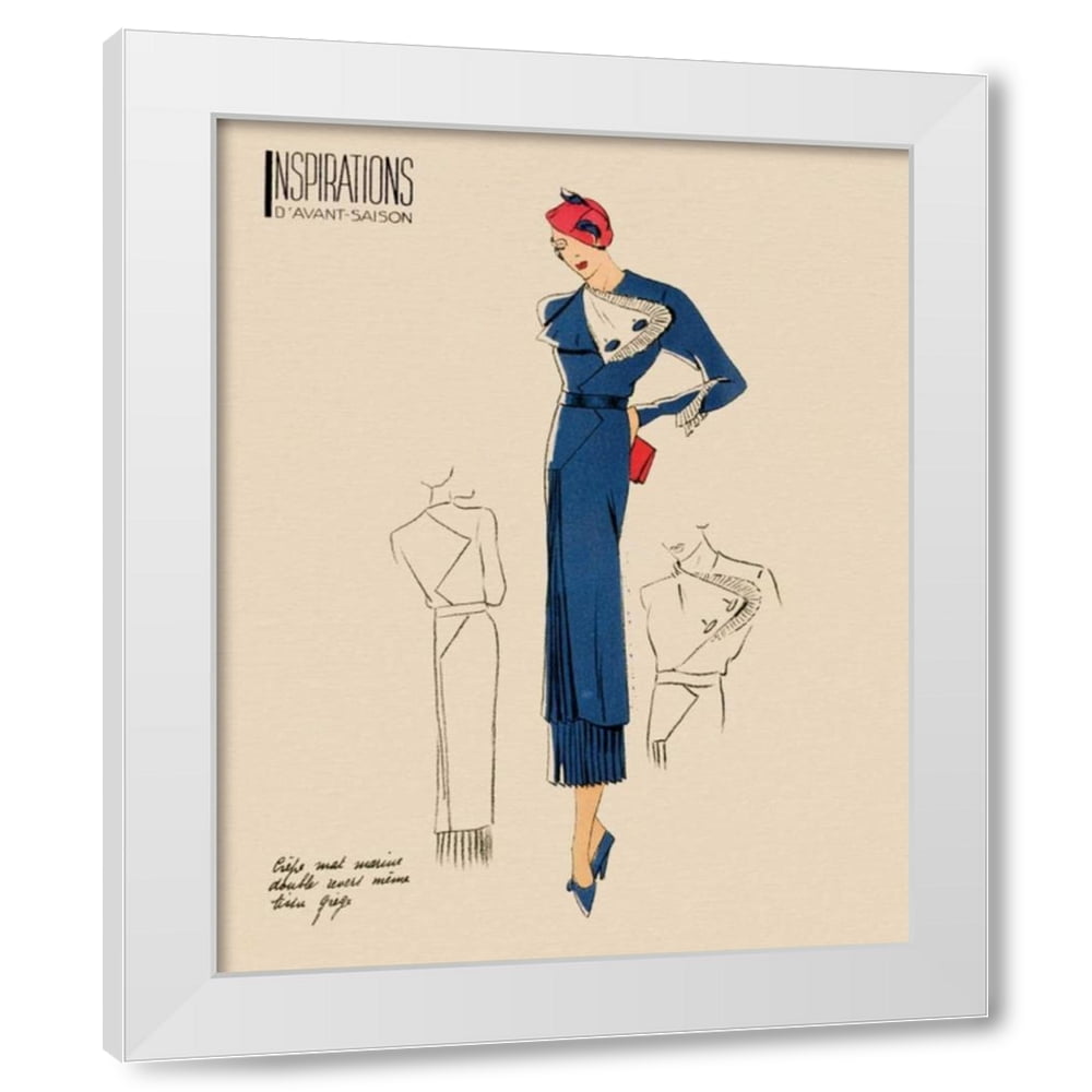 Susan Berman 12x14 White Modern Wood Framed Wall Art Titled ...