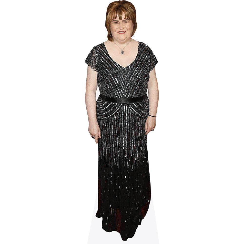 Susan Boyle (Black Dress) Lifesize Cardboard Cutout Standee - Walmart.com