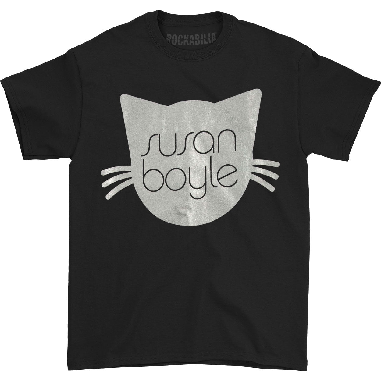 Susan Boyle Men's Glitter Cat T-shirt X-Large Black - Walmart.com