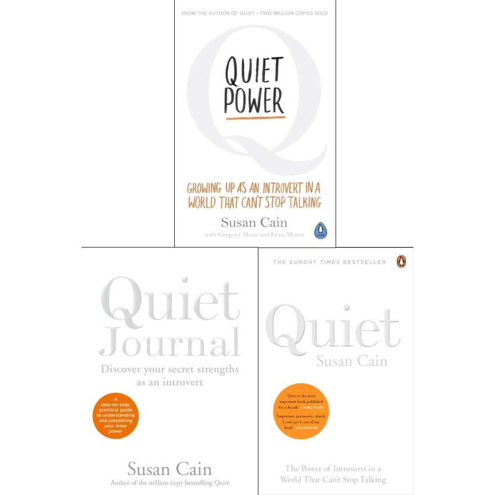 Susan Cain Collection 3 Books Set (Quiet, Quiet Power, Quiet Journal ...