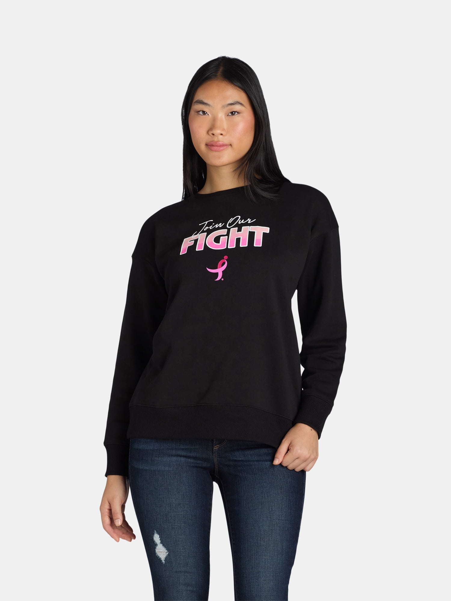 Susan G. Komen BCA Fight Fleece Sweatshirt - Walmart.com