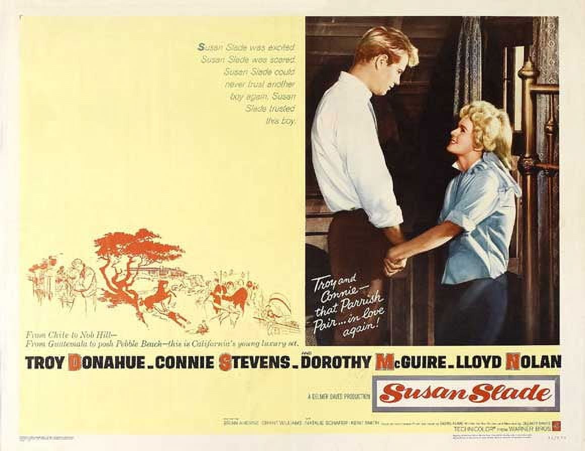 Susan Slade POSTER (22x28) (1961) (Half Sheet Style A) - Walmart.com