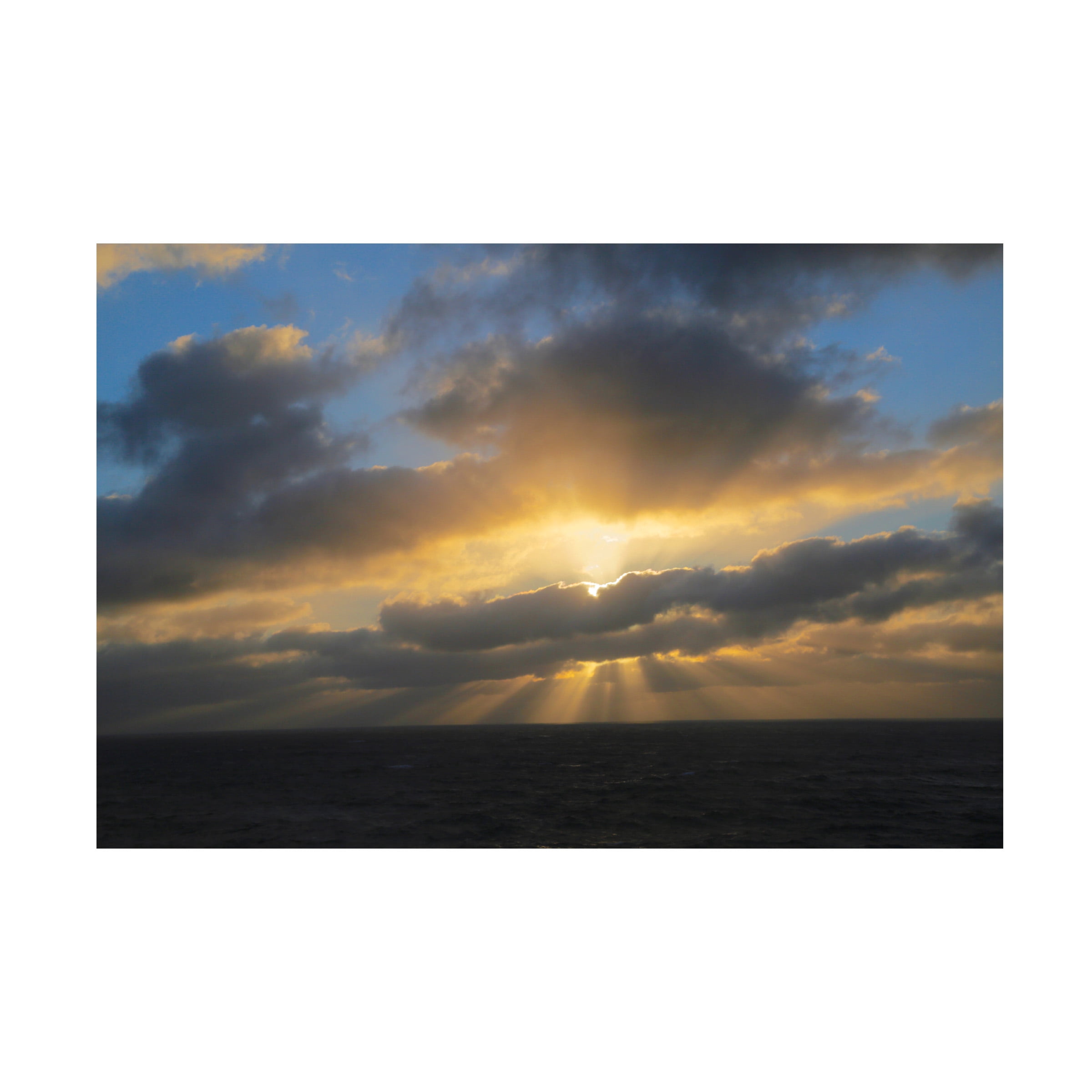 Susan Vizvary Photography 'Rays of a Sunset' Canvas Art - Walmart.com