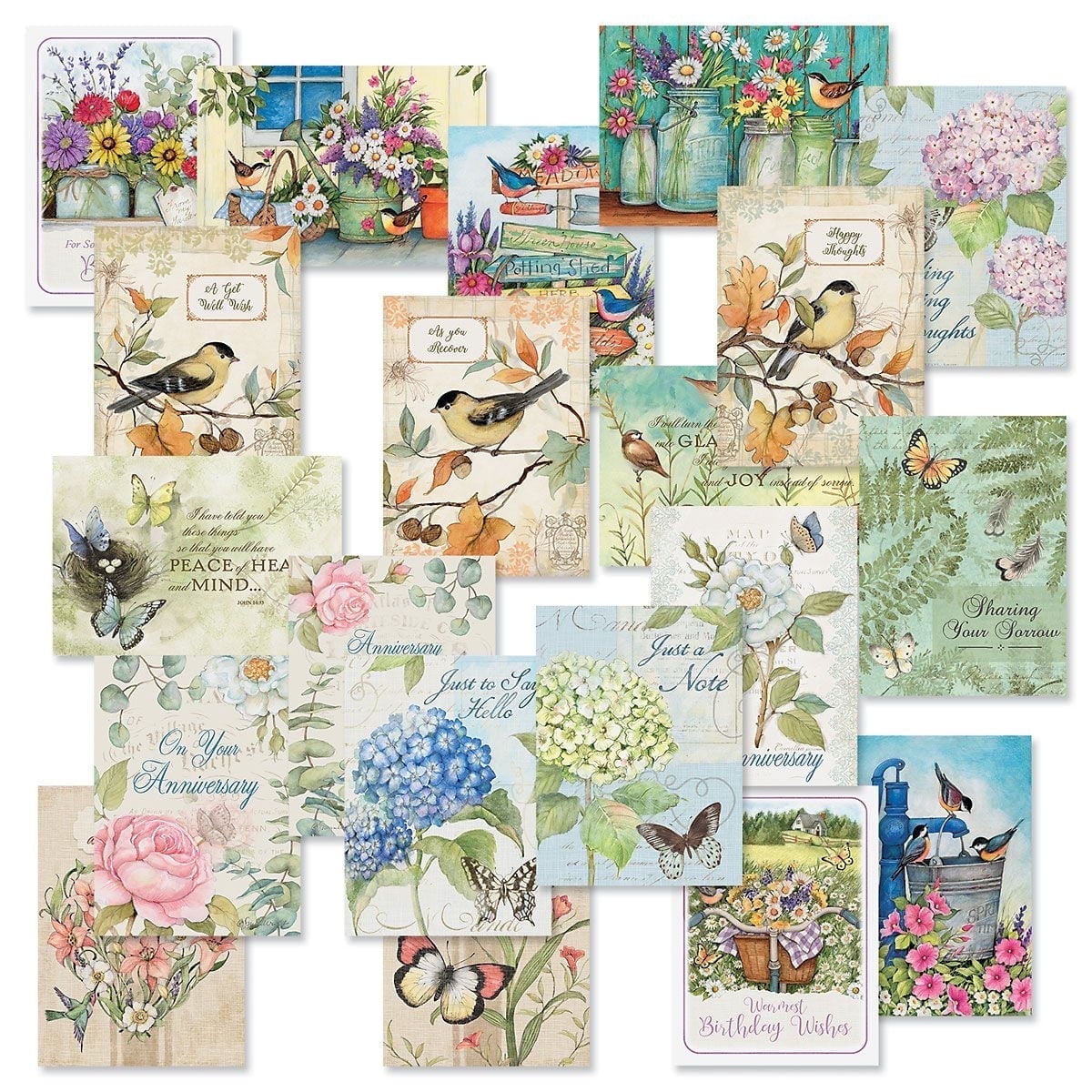 Susan Winget Studio All Occasion Greeting Card Pack with Seals - Set of ...