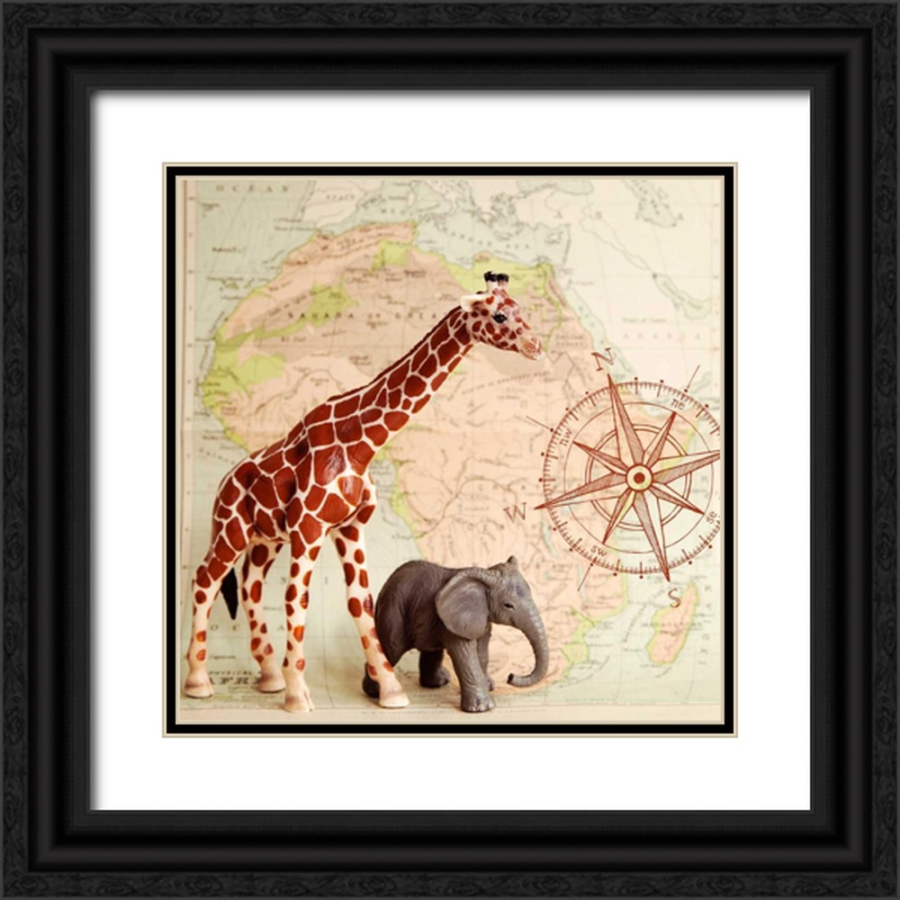Susannah Tucker Photography 26x26 Black Ornate Wood Framed with Double ...