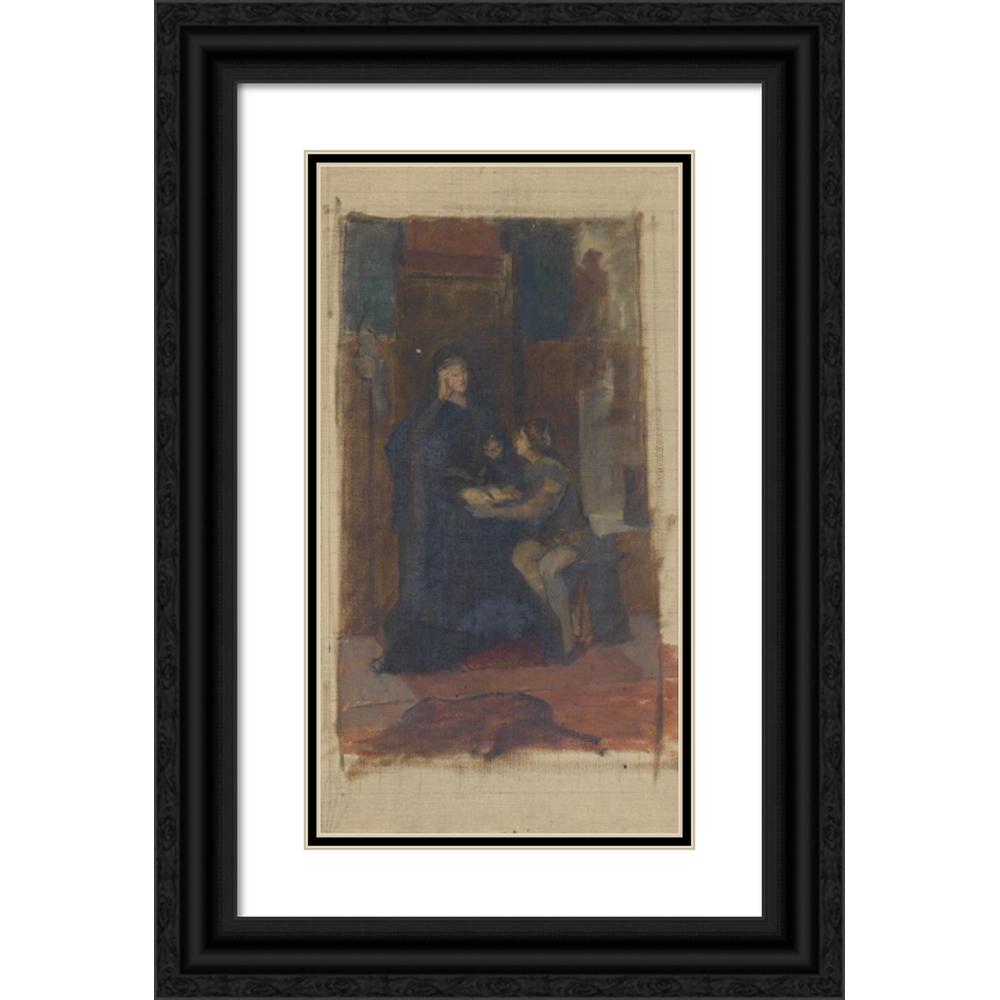Susanne Renate Granitsch 10x14 Black Ornate Wood Framed Double Matted ...