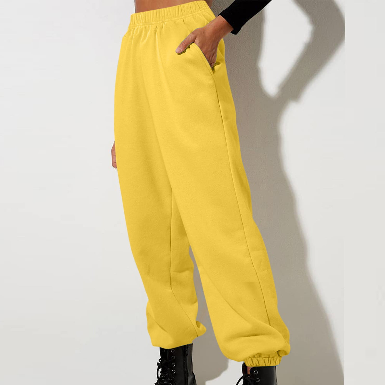 Susanny Sweatpants for Women Trendy Clearance with Pockets Straight Leg ...