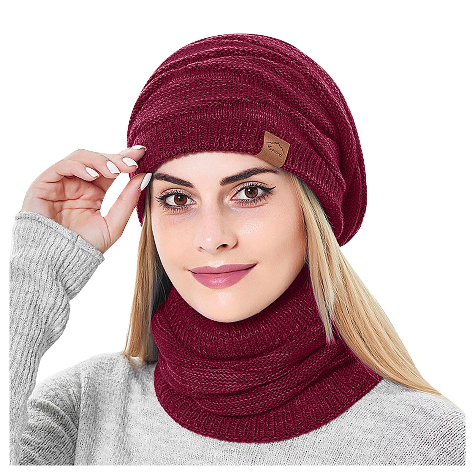 Susanny Womens Chunky Neck Gaiter Face Ladies Neck Gaiter Travel Circle ...