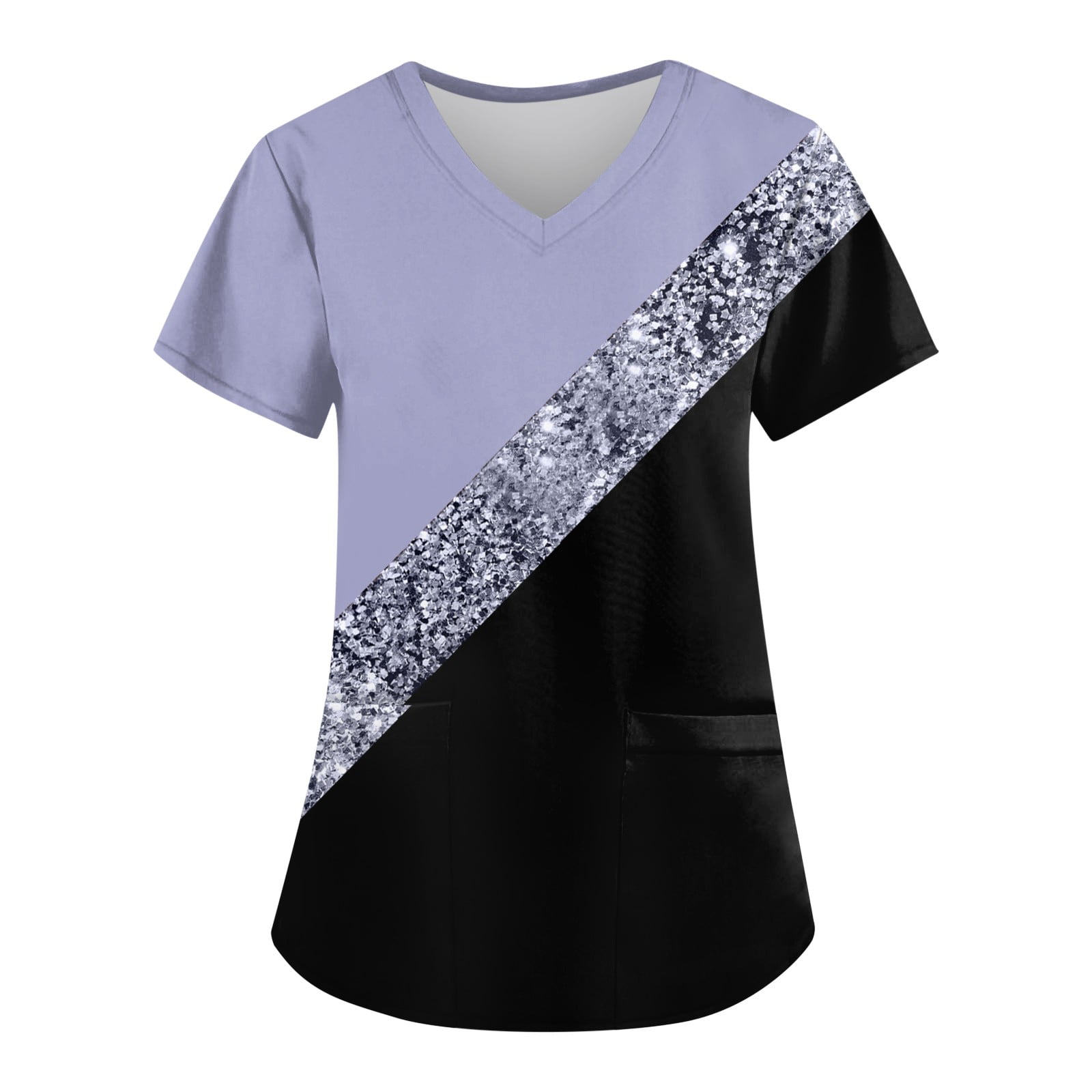 Customer reviews for Susanny Womens Maternity Scrub Tops Color Block ...