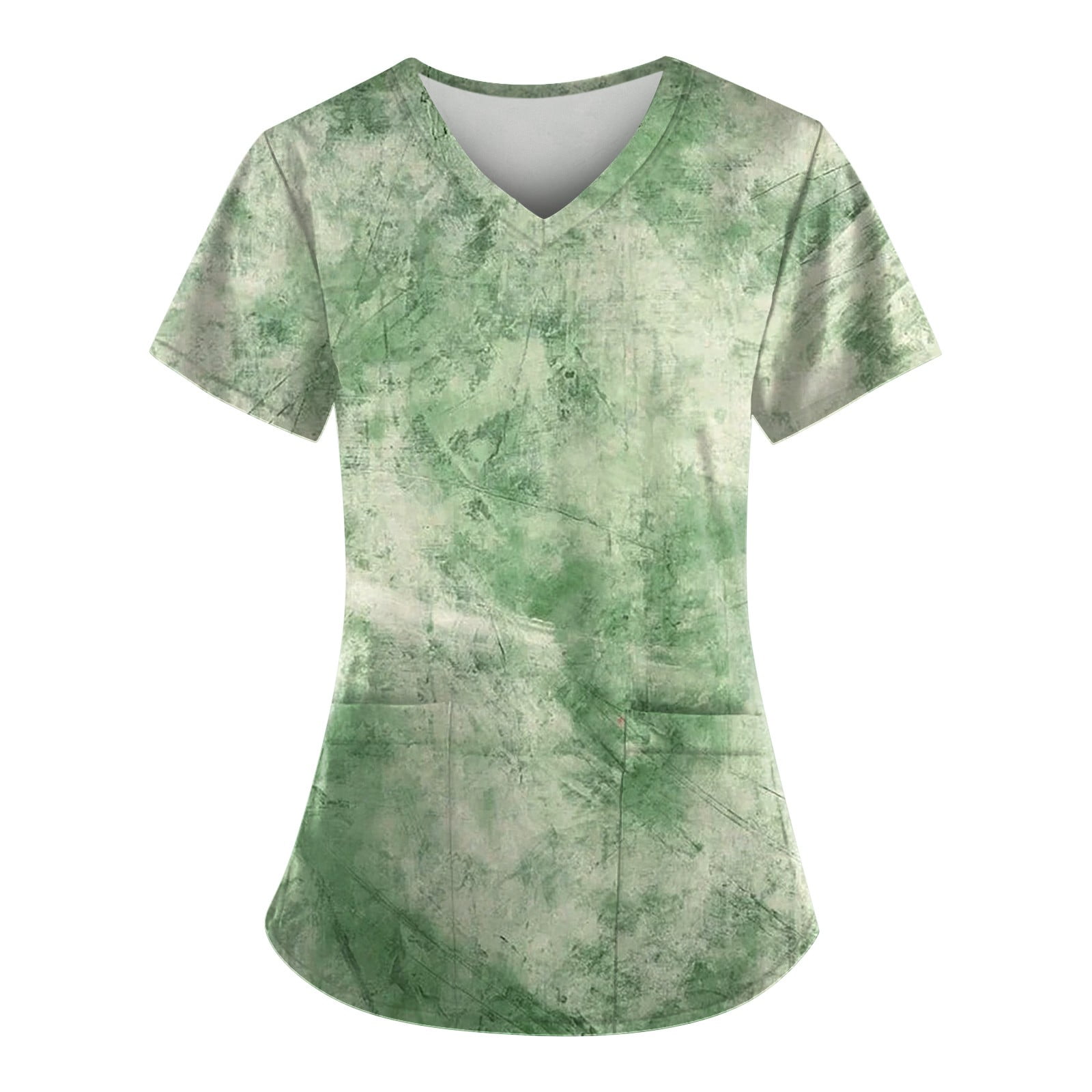 Susanny Womens Nursing Uniforms Scrubs Graphic Nurse Uniform Print with ...