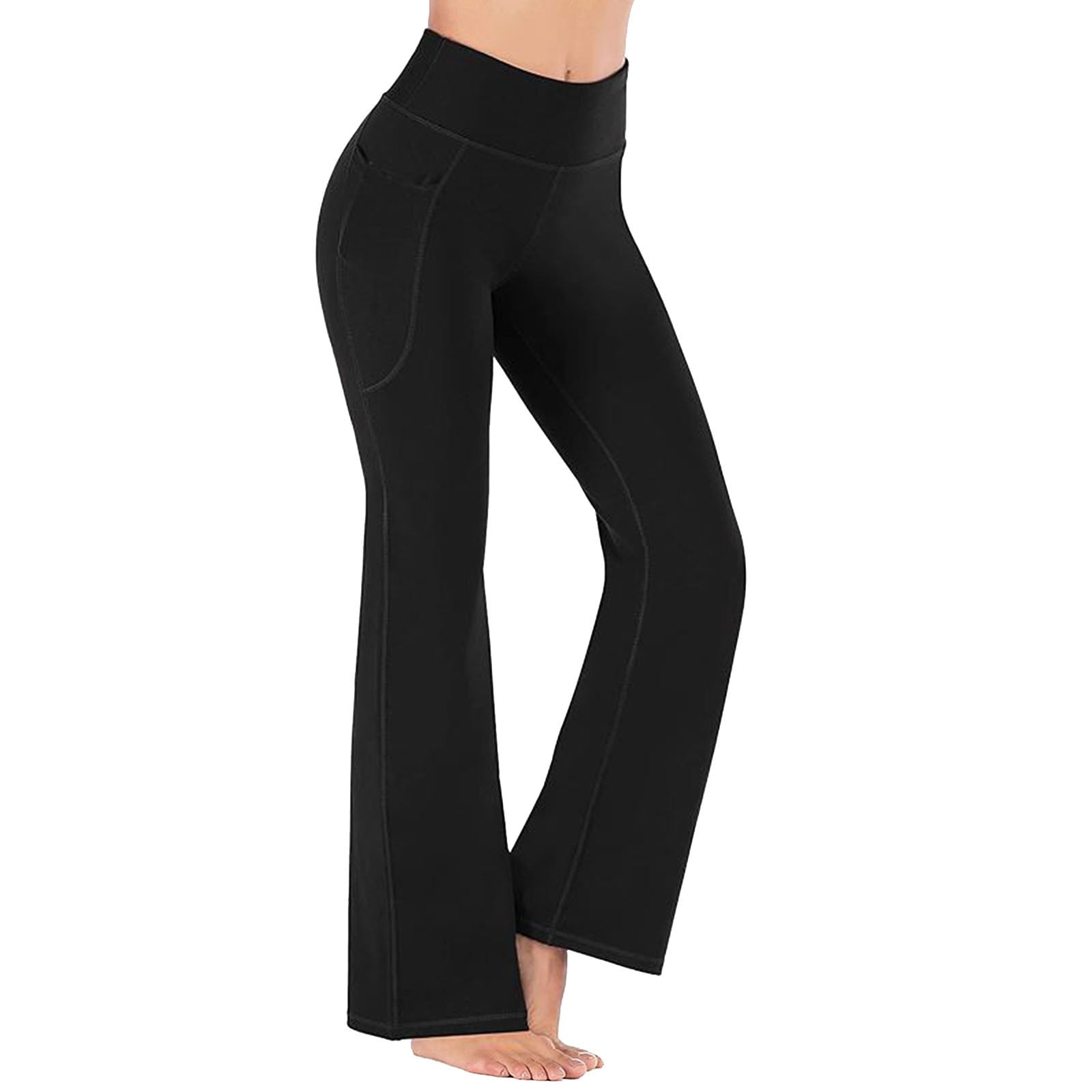 Susanny Yoga Pants For Women Stretchy High Waist Flare Leggings Wide ...