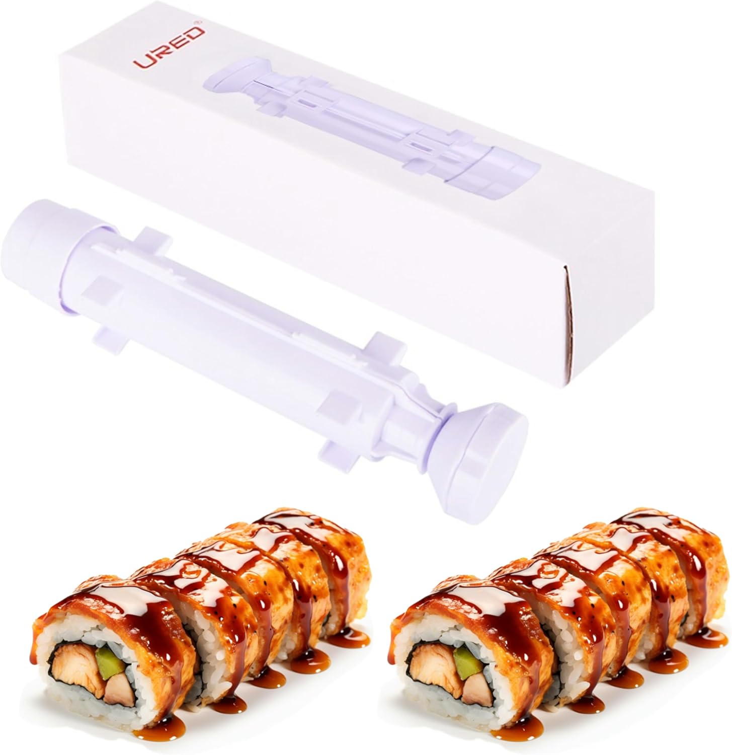 Sushi Bazooka Sushi Making Kit, Sushi Roller Mold Food Grade Plastic ...