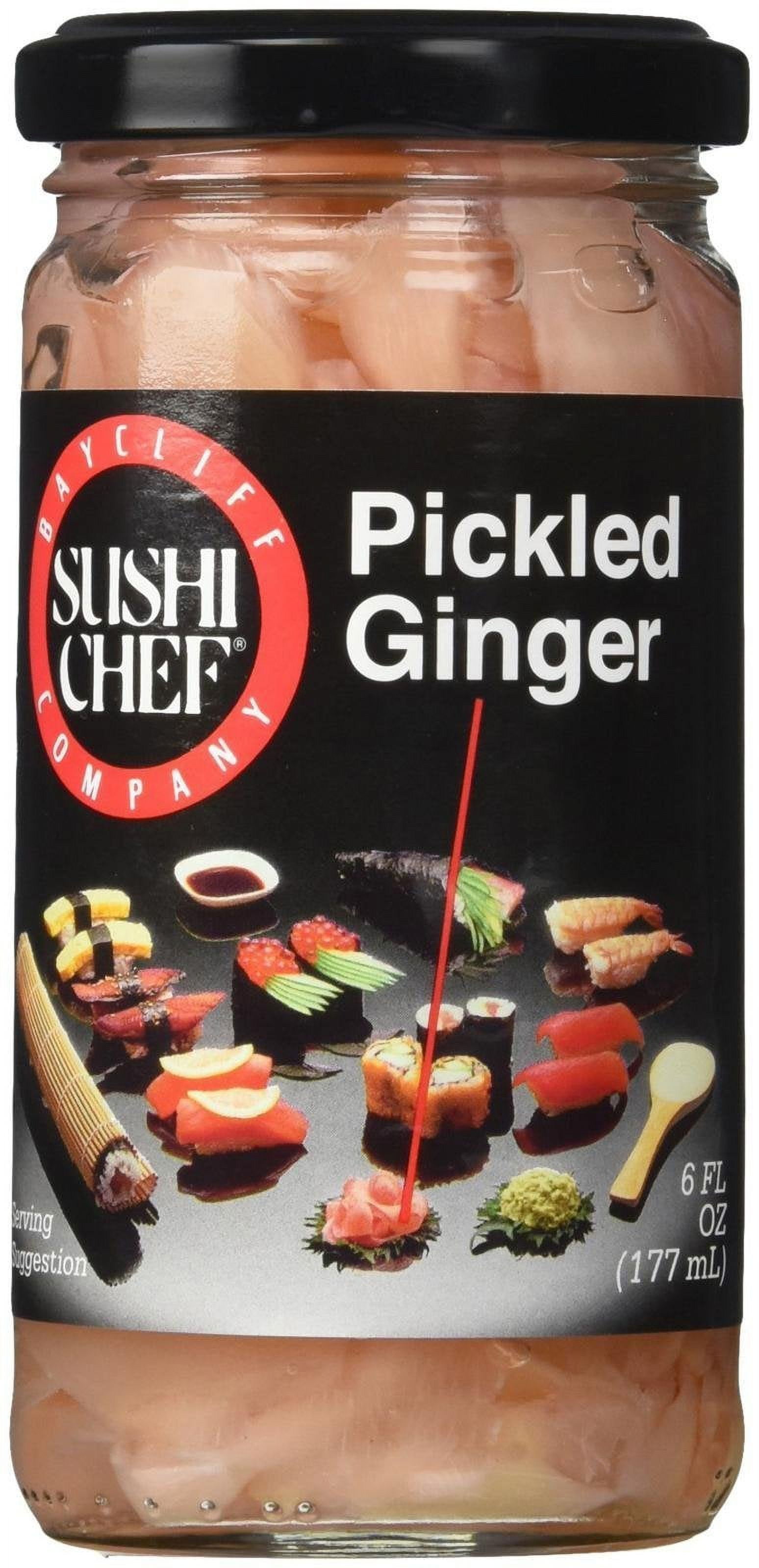 Sushi Chef Pickled Ginger, 6 oz (Pack of 12) - Walmart.com