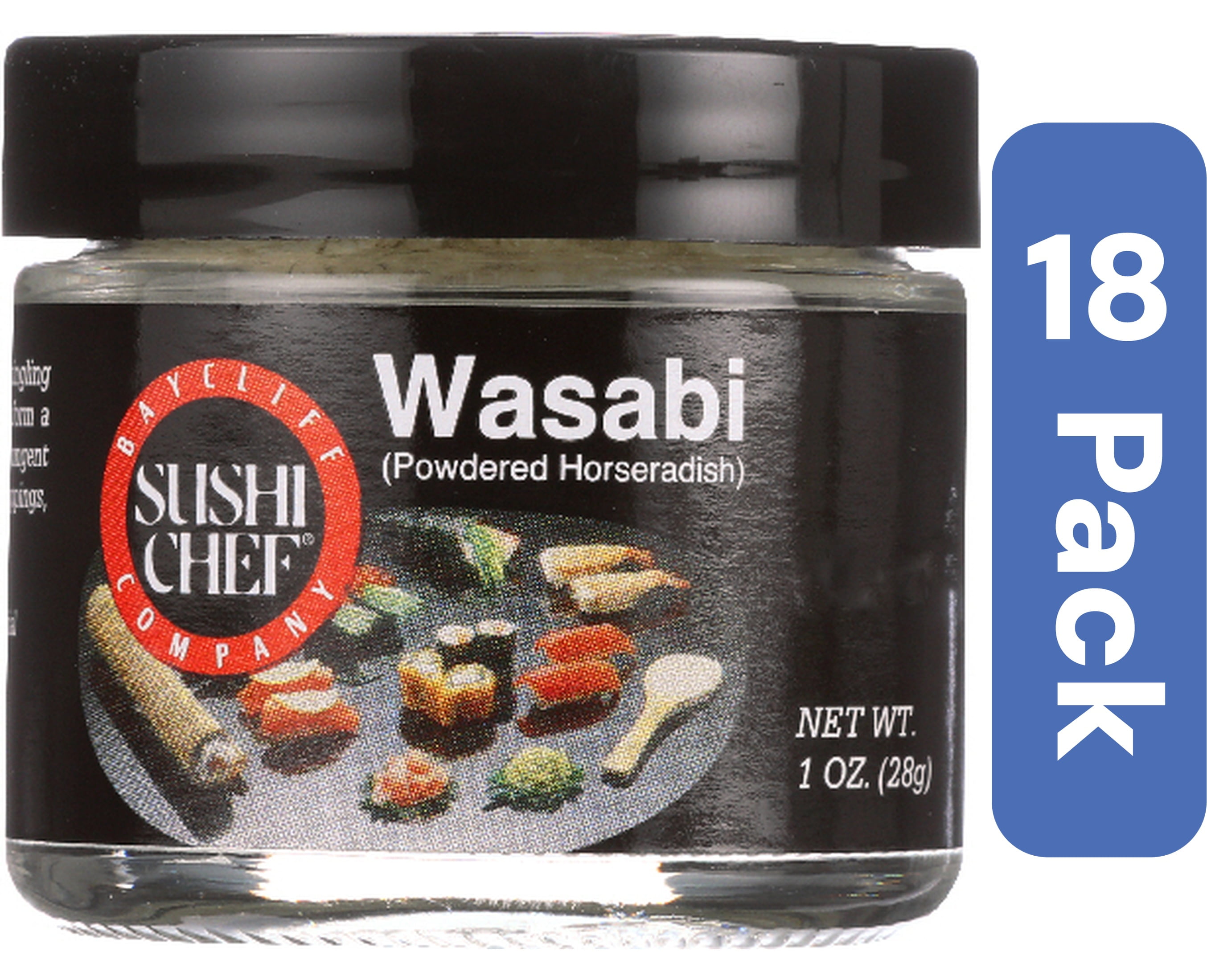 Sushi Chef Wasabi Green Powder 1 oz (Pack Of 18) - Walmart.com