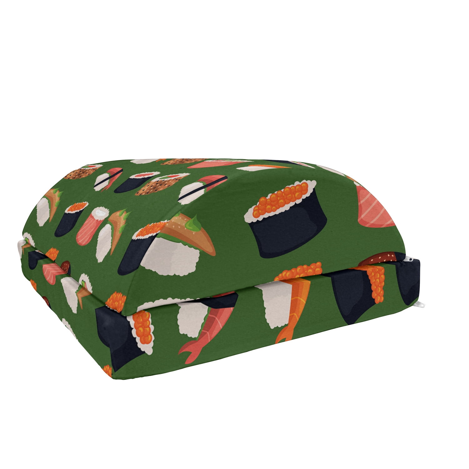 Sushi Foot Rest, Seafood Themed Traditional Sushi Rolls Consisting of ...