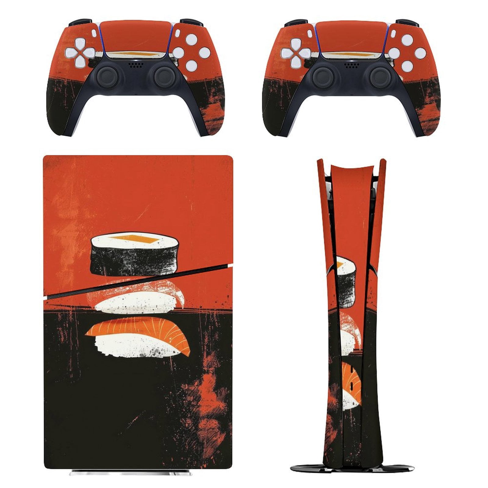Sushi House PS5/PS5 Pro/PS5 Slim Digital Disc Skin Sticker For Console And Controller Skins ...