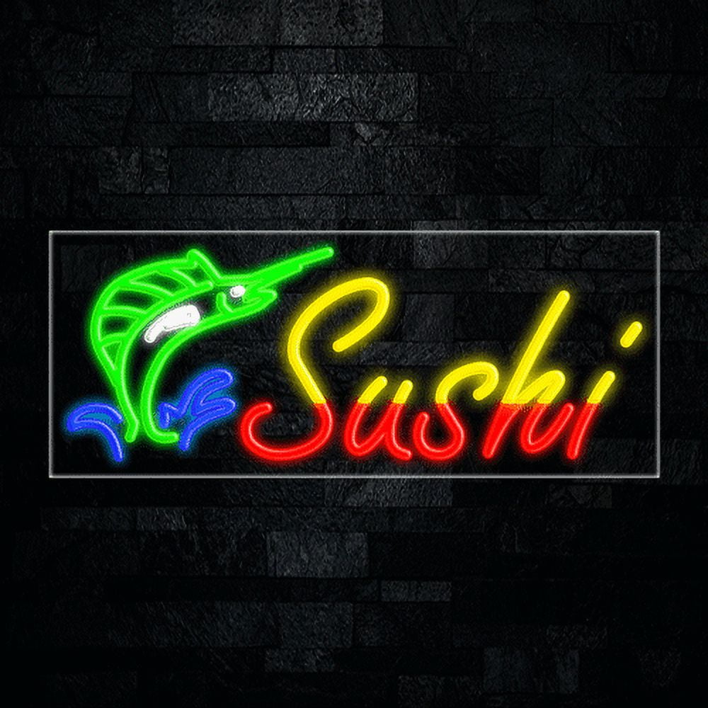 Sushi-LED Neon Sign 30"L x 12"H #30909 - Walmart.com