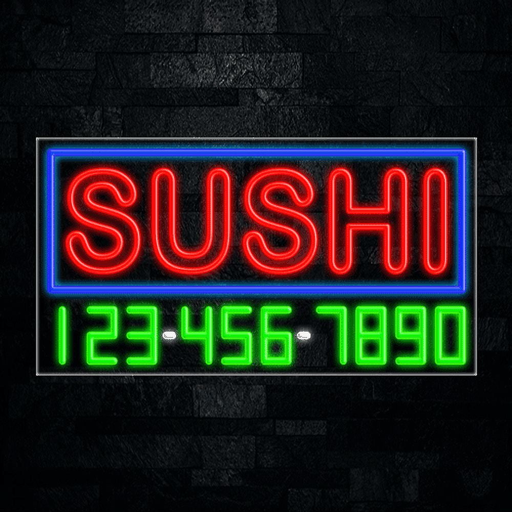 Sushi LED Neon Sign 33"L x 18"H #35034 - Walmart.com