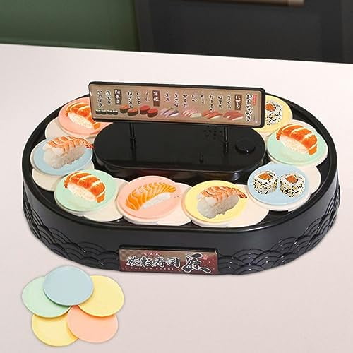 Sushi Machine, Automatic Rotating Table Display Stand Swing Tray ...