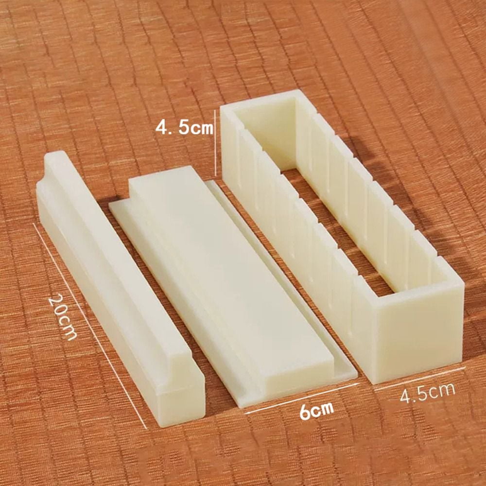 Sushi Maker Equipment Kit Plastic Kimbap Sushi Rolls Mold Round Square ...