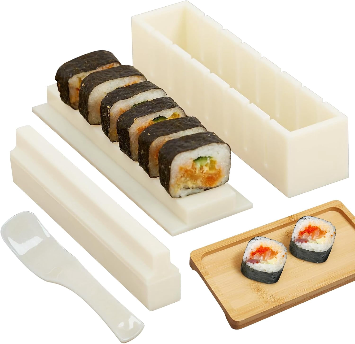 Sushi Making Kit, Sushi Maker Kit, Sushi Molds Press with Sushi Rice ...