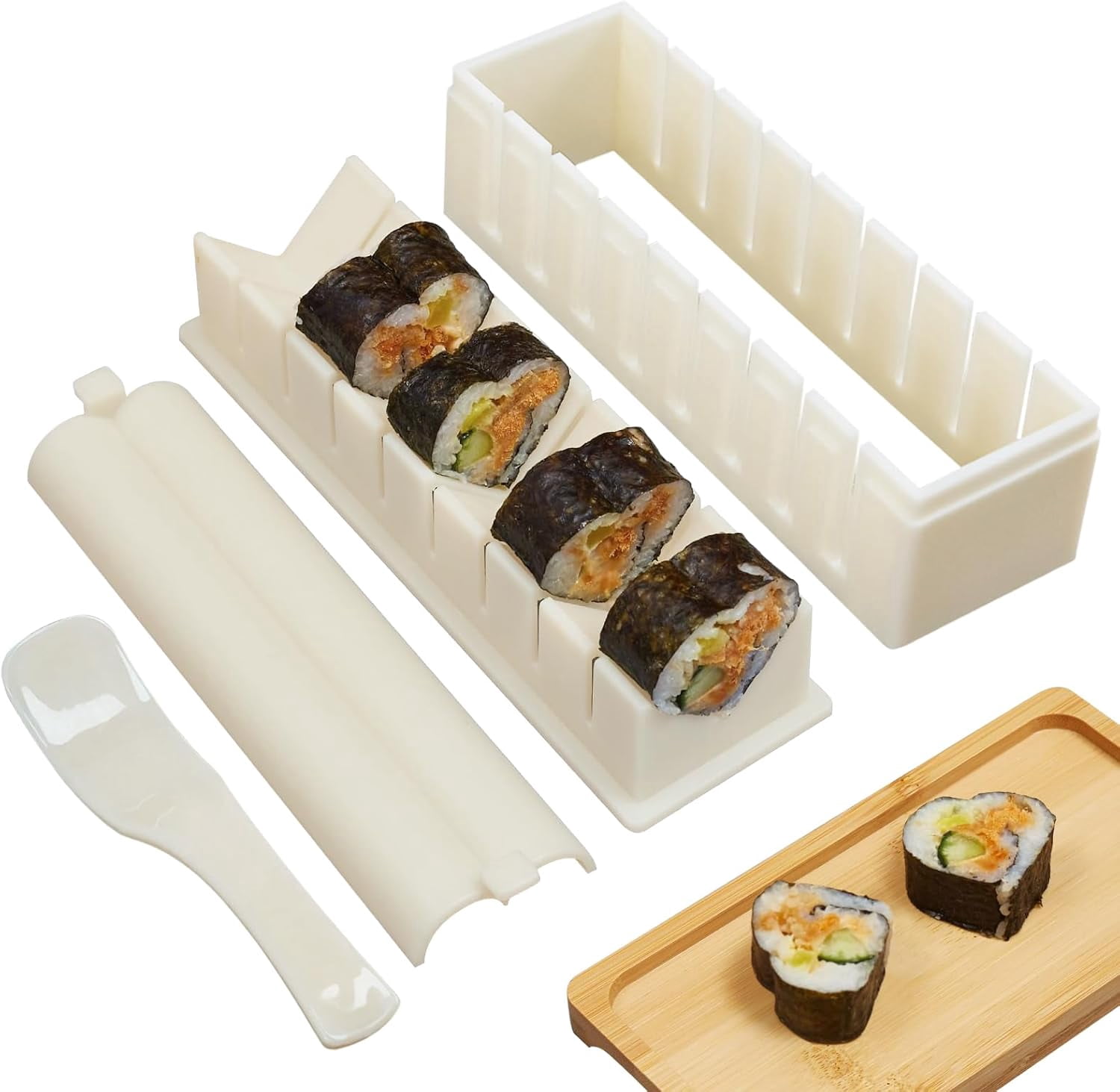 Sushi Making Kit, Sushi Maker Kit, Sushi Molds Press with Sushi Rice ...