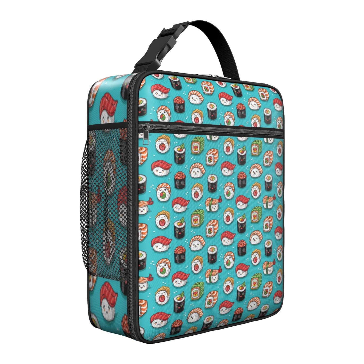 Sushi Party Lunch Bag – Japanese Food Sushi Roll Kawaii Cartoon Rice ...