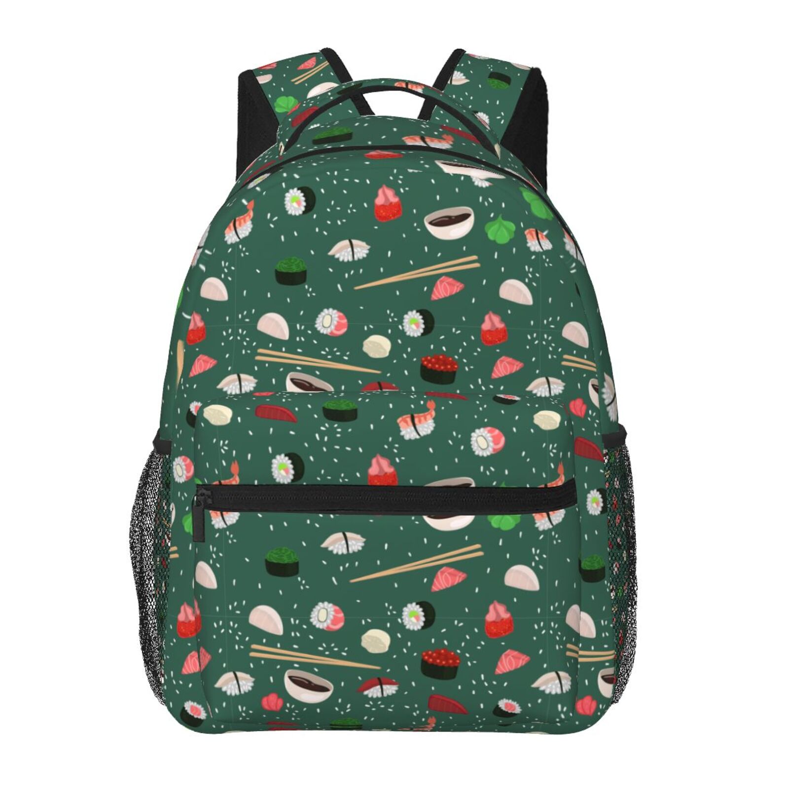 Sushi Pattern Backpack for Men Women Laptop Backpack Hiking Backpack ...
