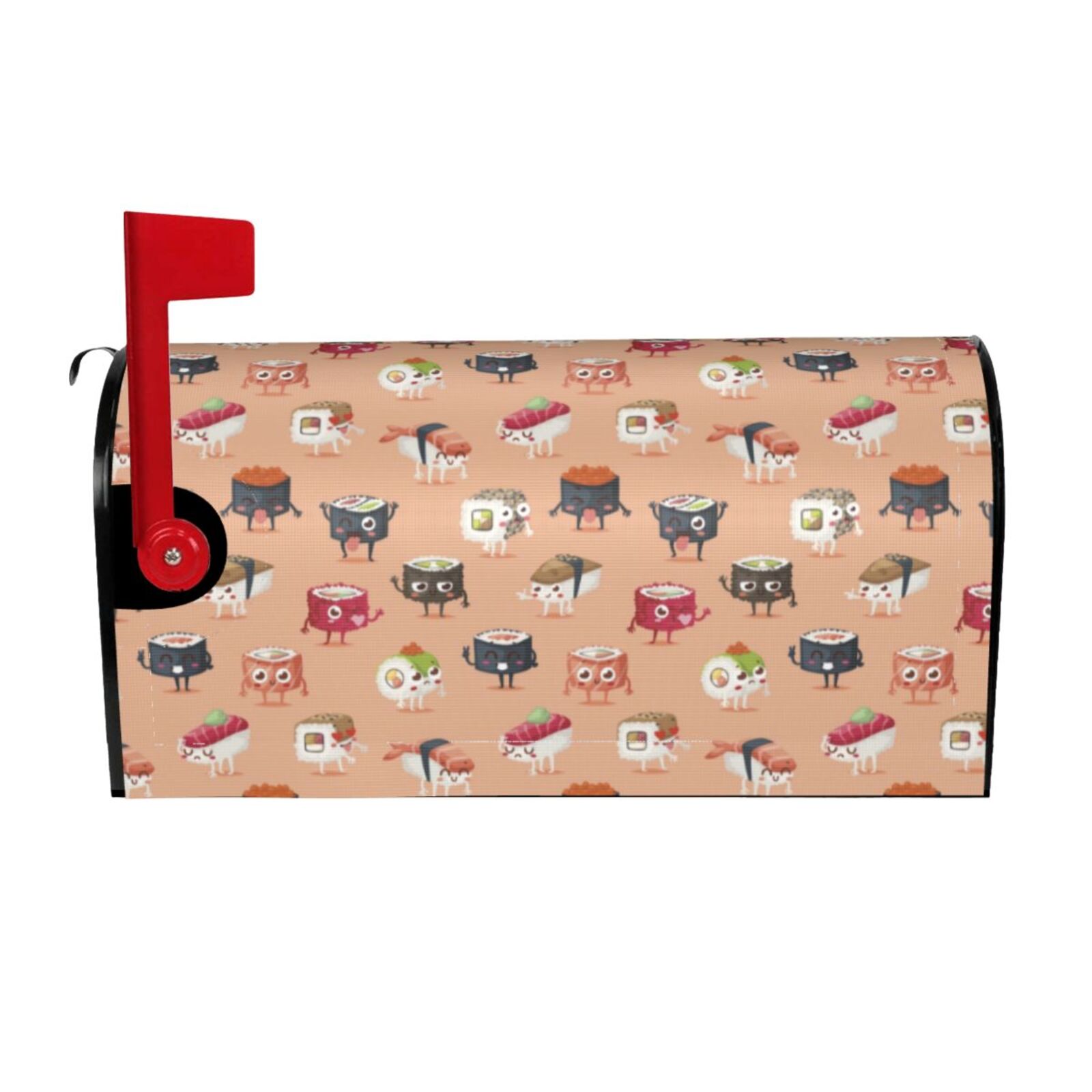 Sushi Pattern Kawaii Japanese-Style Magnetic Mailbox Cover Post Box For ...