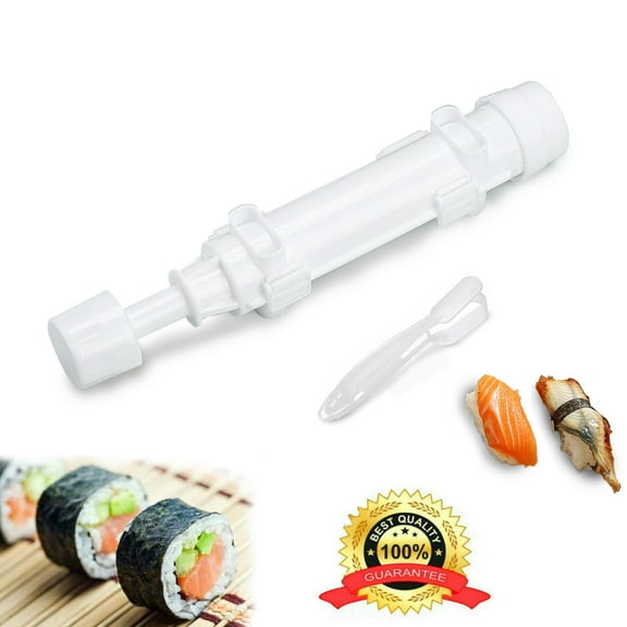 Vacemry Sushi Making Kit, 3 Piece Sushi Mold Set with Rice Roller and ...