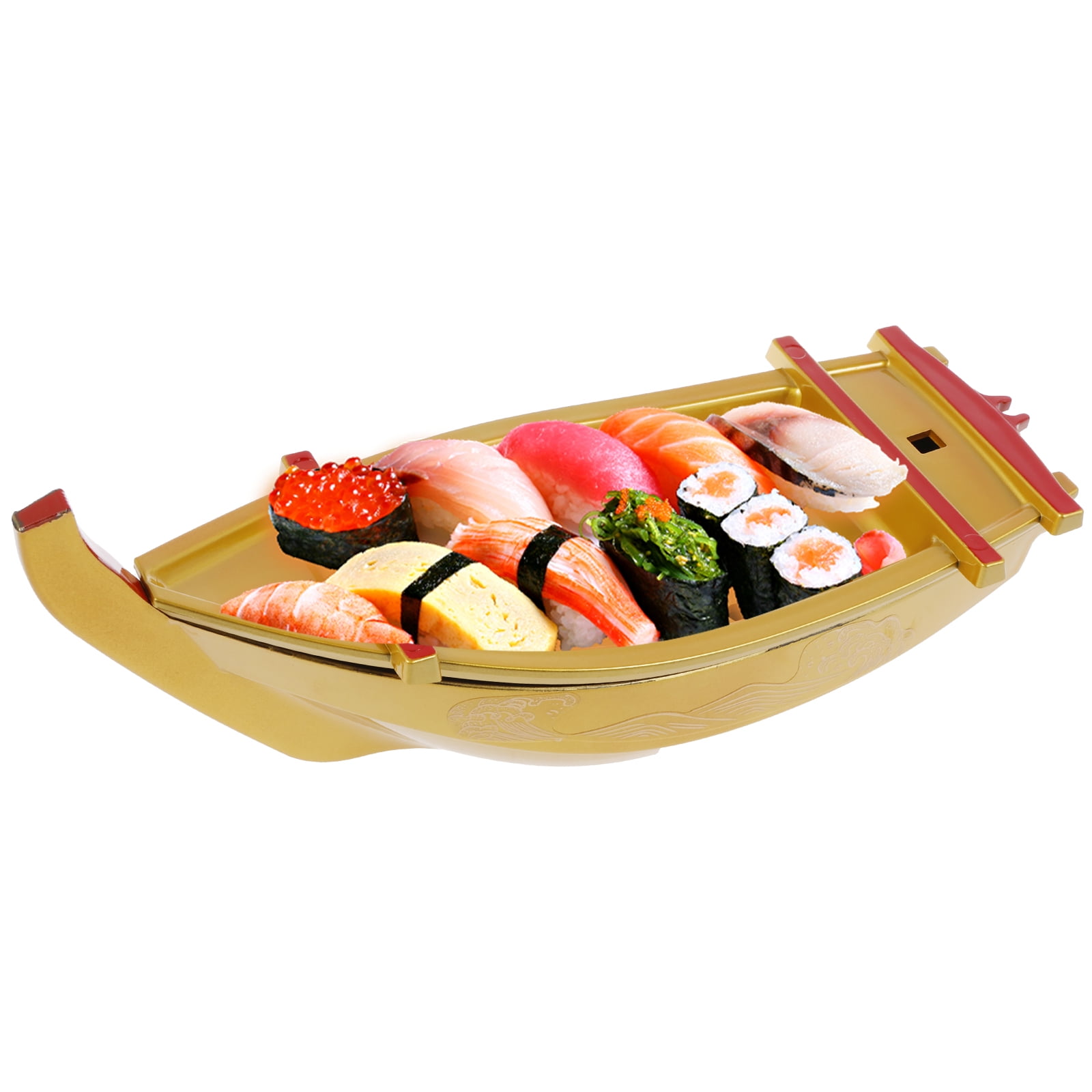 Sushi Serving Tray Reusable Plastic Sushi Boat Serving Plate Japanese ...