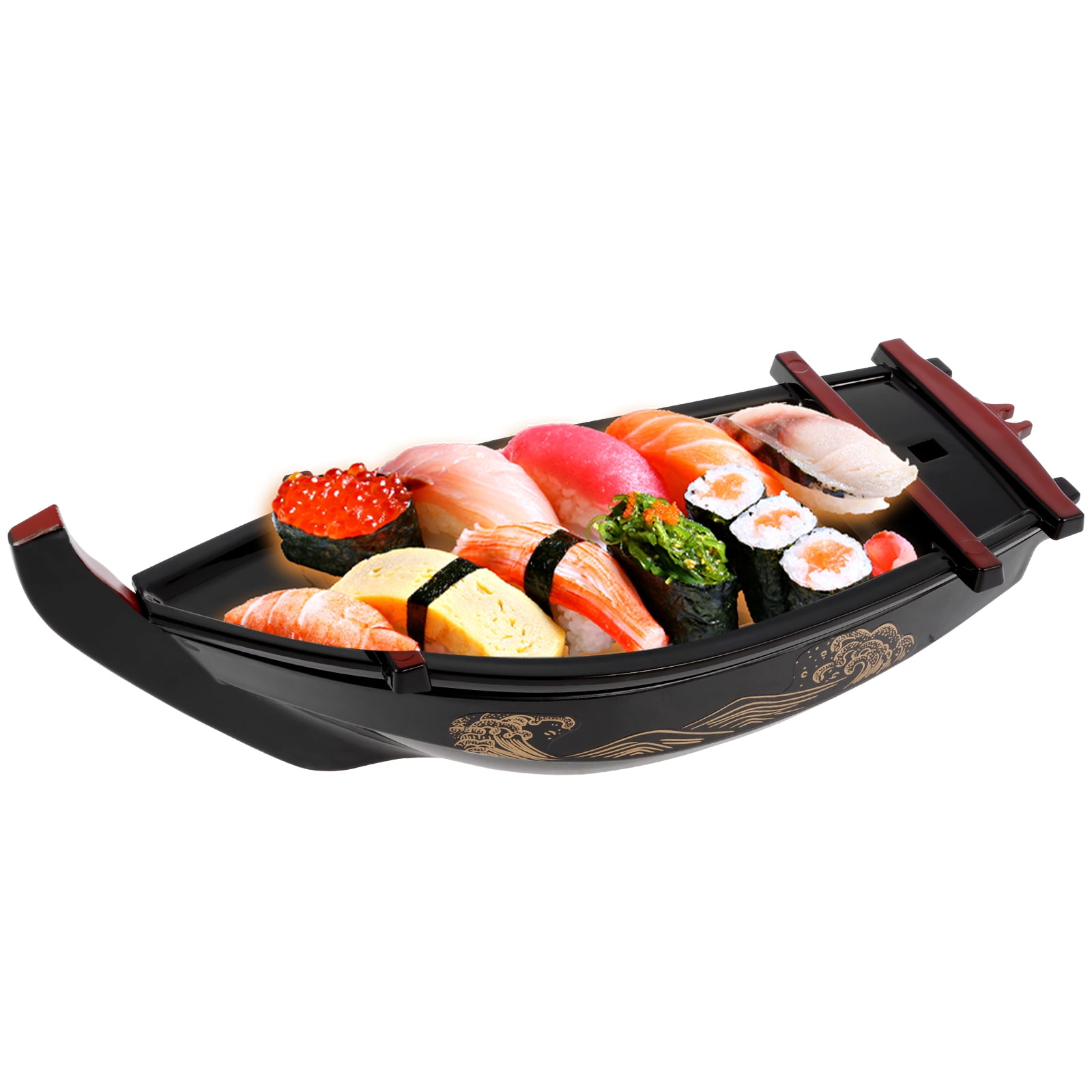 Sushi Serving Tray Reusable Plastic Sushi Boat Serving Plate Japanese ...